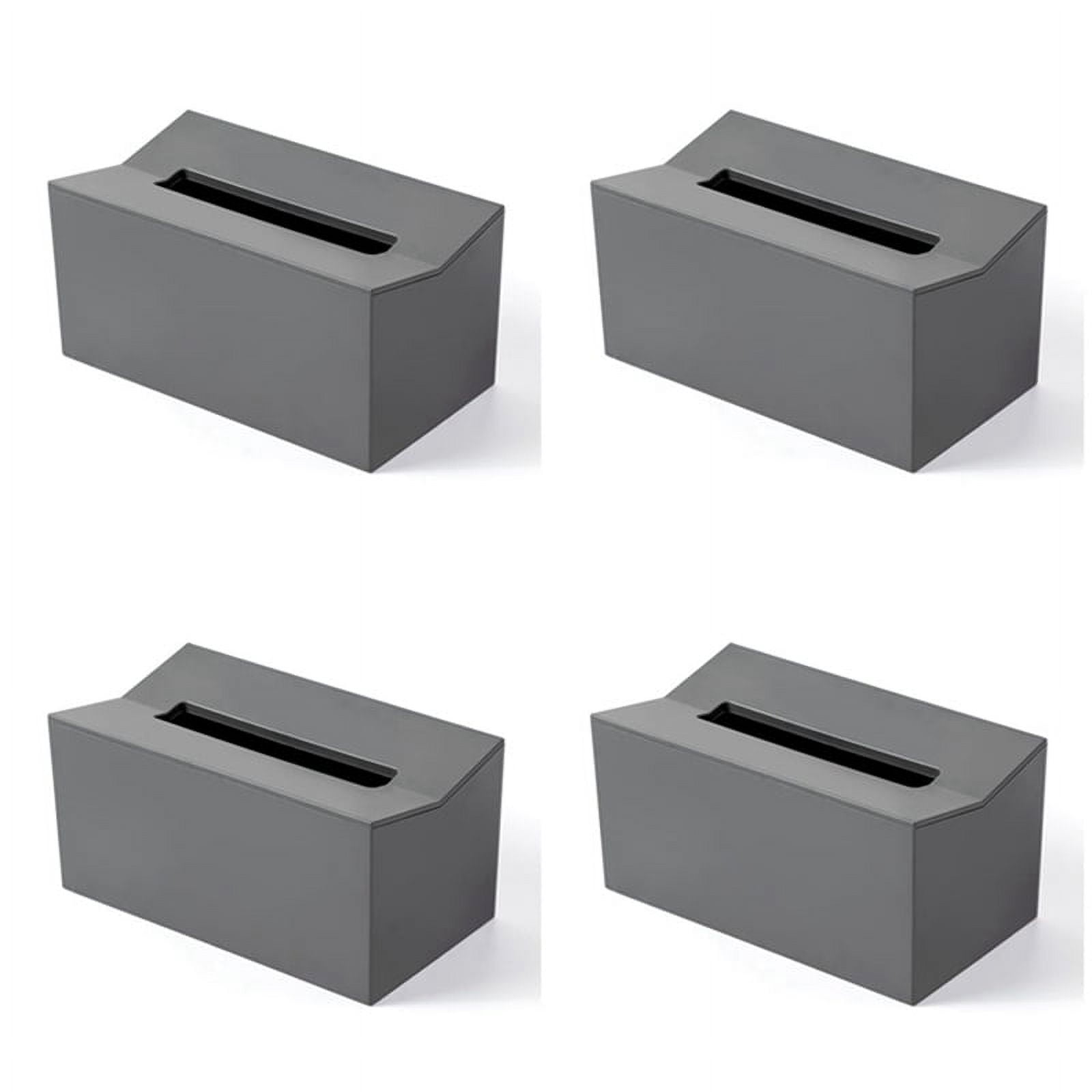 4X Kitchen Tissue Box Cover Napkin Holder for Paper Towels Box for ...