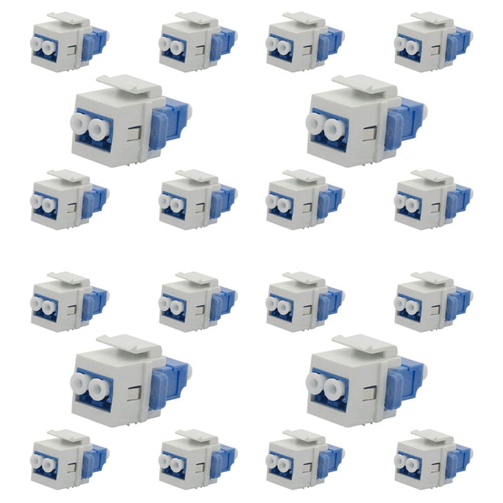 4X LC Fiber Optic Adapter LC to LC Duplex Multimode 10GB F/F Coupler ...