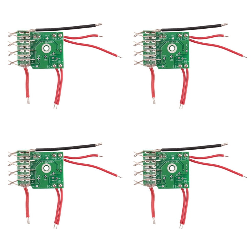 4X Li-Ion Battery Charging Protection Circuit Board PCB for Black 20V ...
