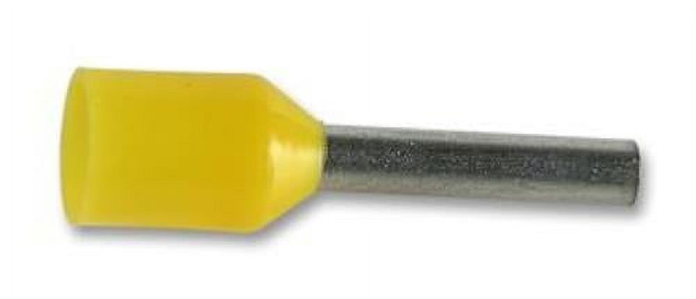 4X MULTICOMP E1012-L-YELLOW Wire Ferrule Terminal, 1 mm2Pack of 100 ...