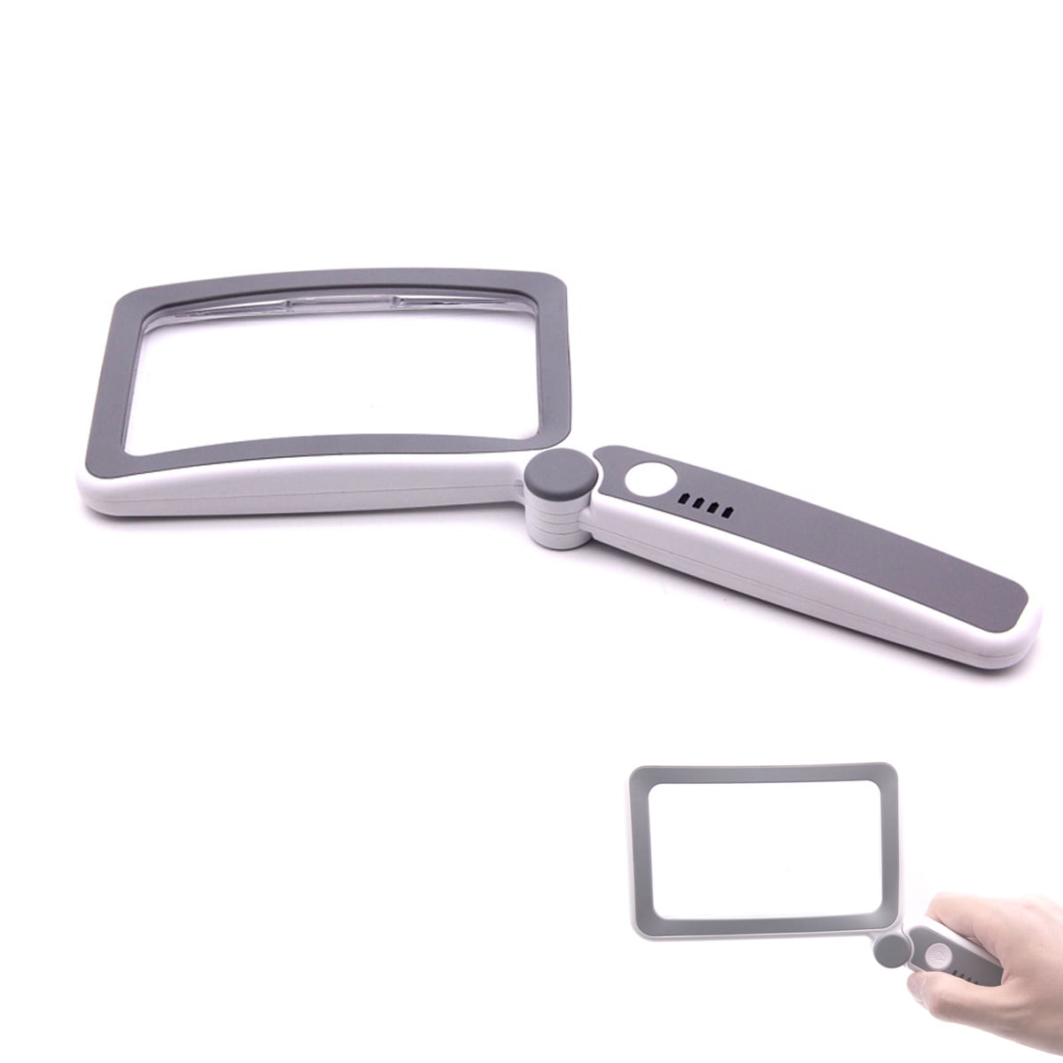 4X Magnification Magnifying Glass with Light, Portable and Compact ...