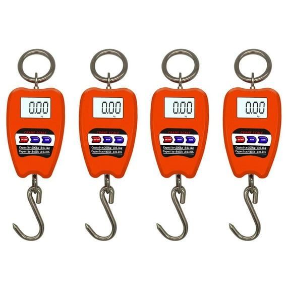 4X Mini Crane Scale Weighing Digital Industrial Hanging Scale 200Kg ...