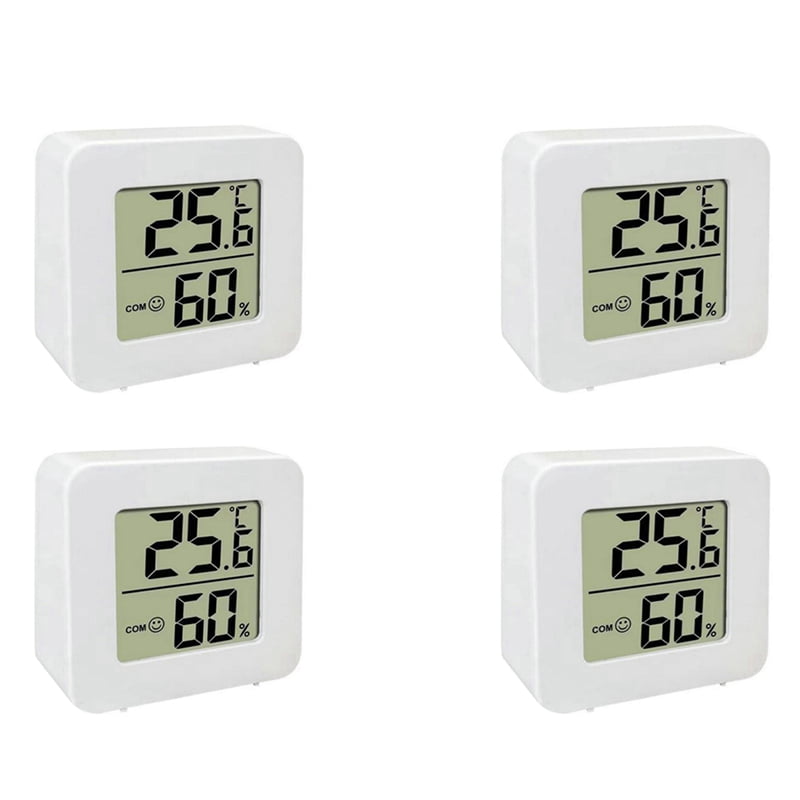 4X Mini Indoor Thermometer LCD Digital Temperature Room Hygrometer ...