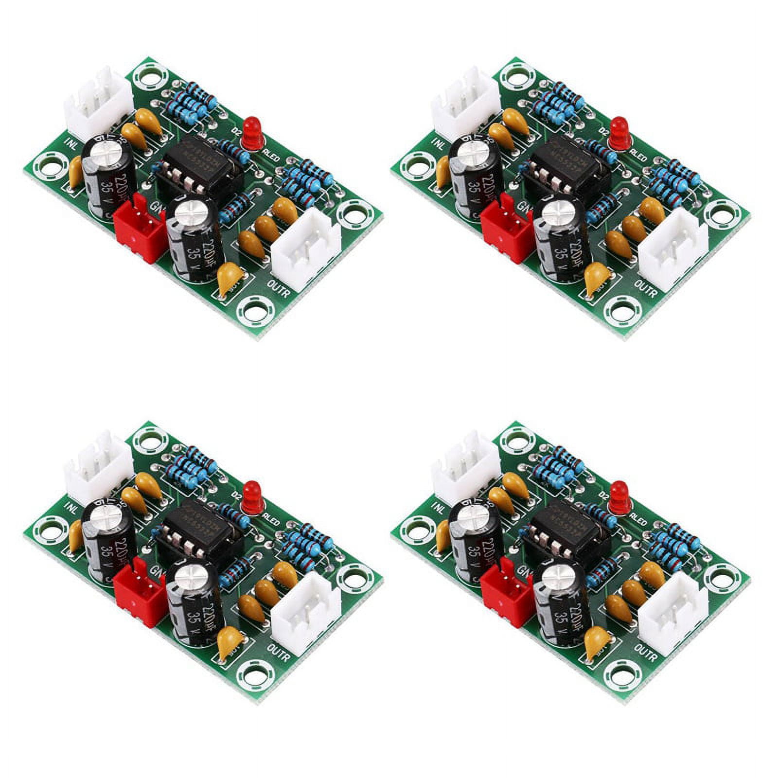 4X Mini Preamp Op Amp Module Amplifier Dual Channel NE5532 Preamplifier ...