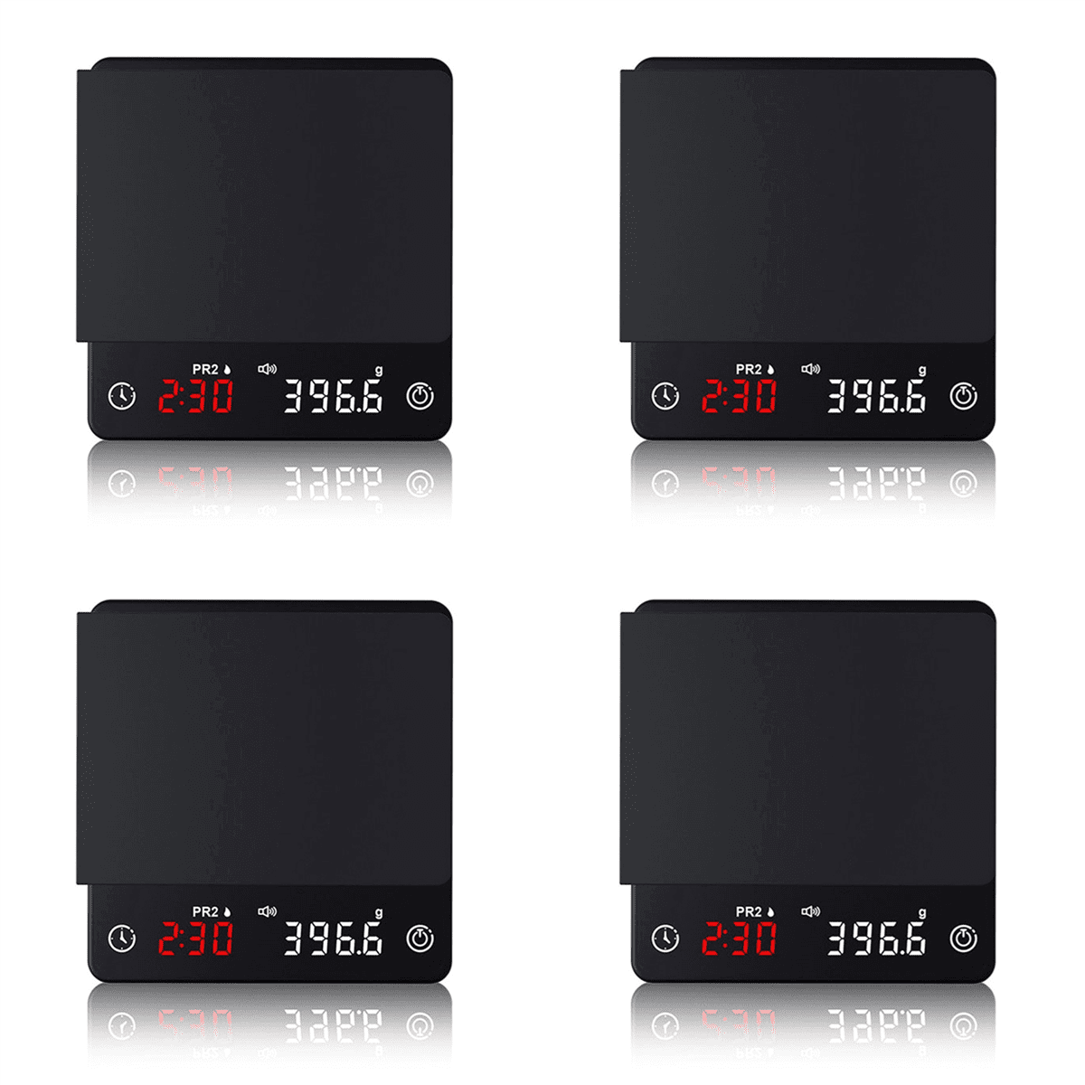 4X Mini Smart Kitchen Scale Weighing Precision Digital Coffee Scale ...