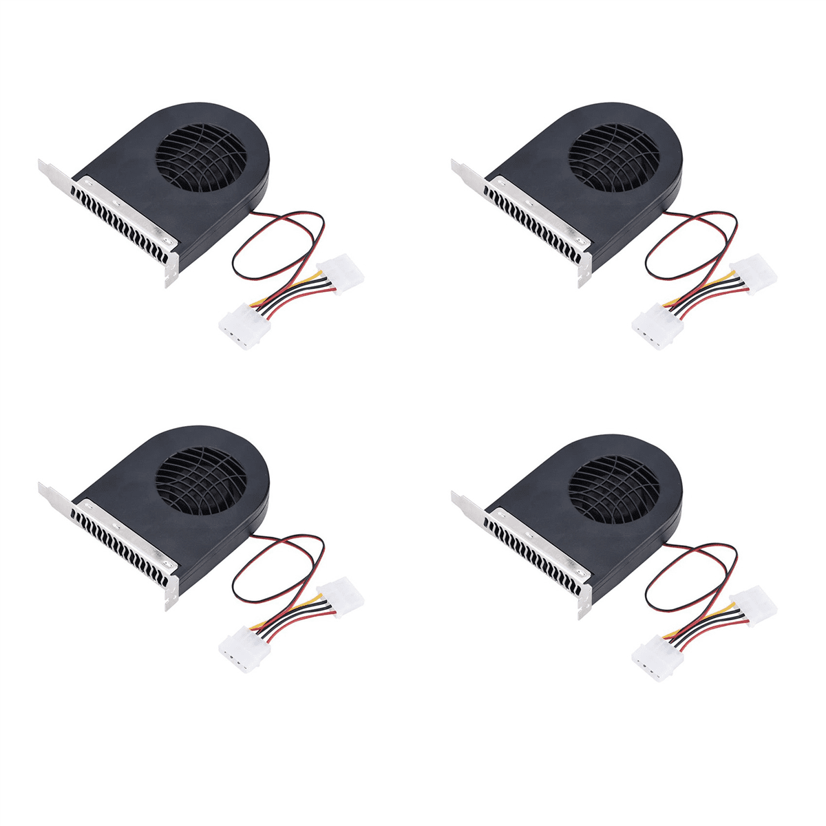 4X Mini System PCI Slot Blower CPU Case DC Cooling Fan New Cooling Fans ...