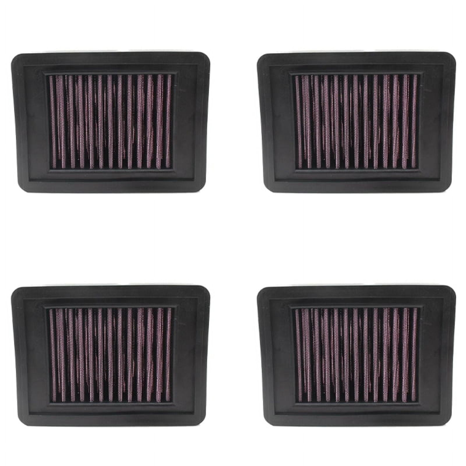 4X Motorcycle Air Intake Filter Air Cleaner for YZF R3/R25 YZF-R3 ABS ...