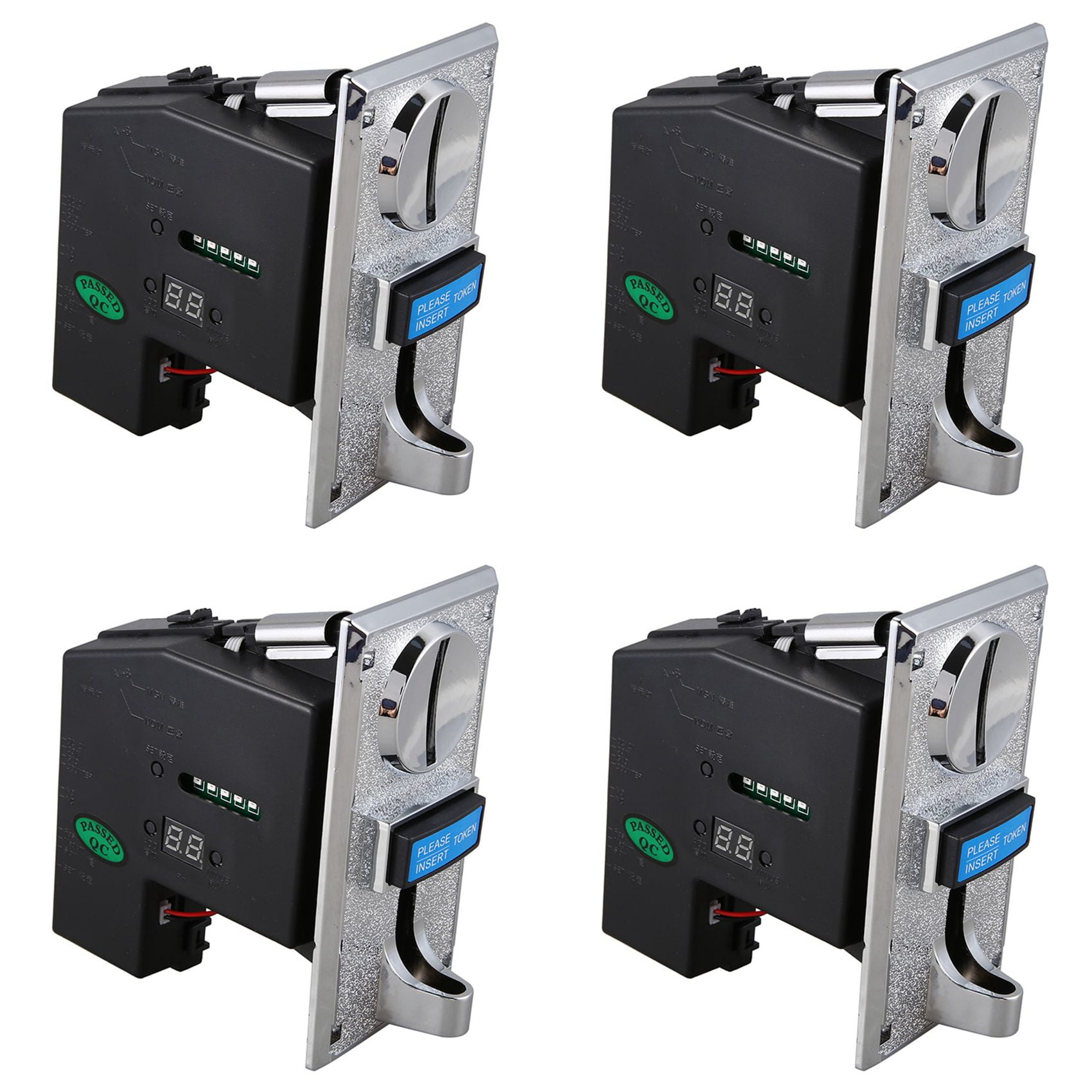 4X Multi Coin Acceptor Selector for Mechanism Vending Machine Mech ...