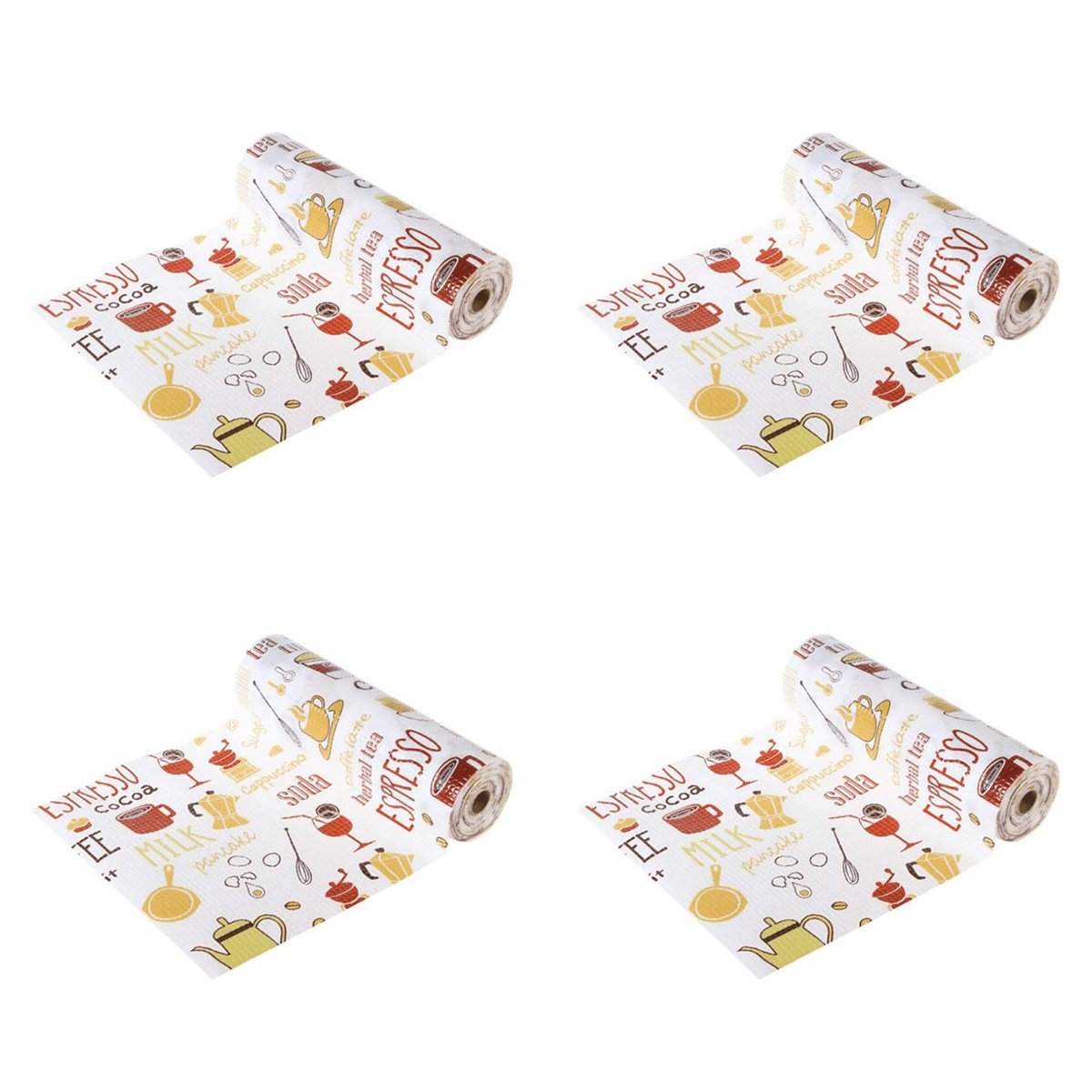4X Multi-Function Drawer Shelf Liner Foam Paper for Kitchen Cabinets ...