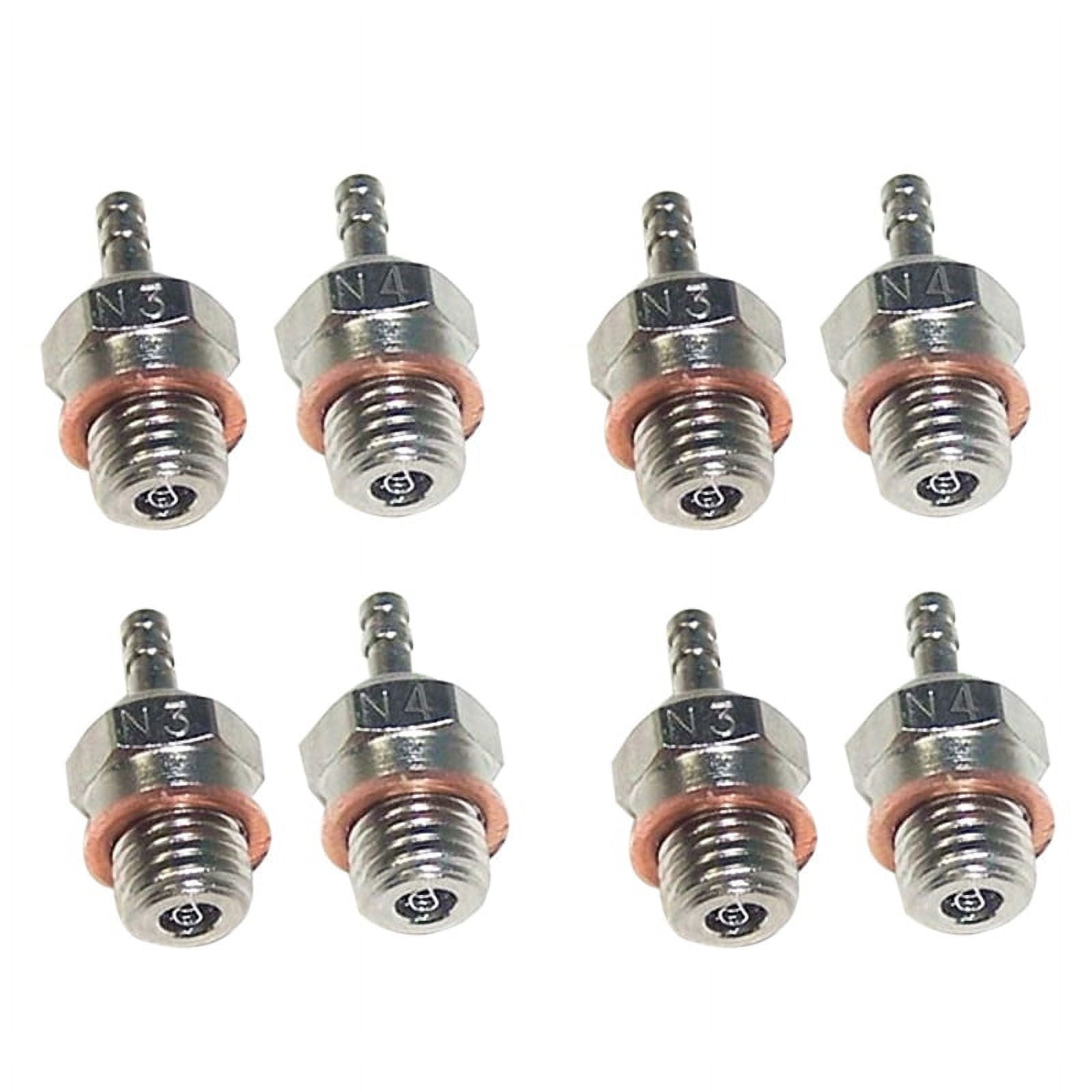 N3 Hot Glow Plug Igniter for 70117 1/10 1/8 RC Truck Nitro Engine Parts, Fuel Efficient ...