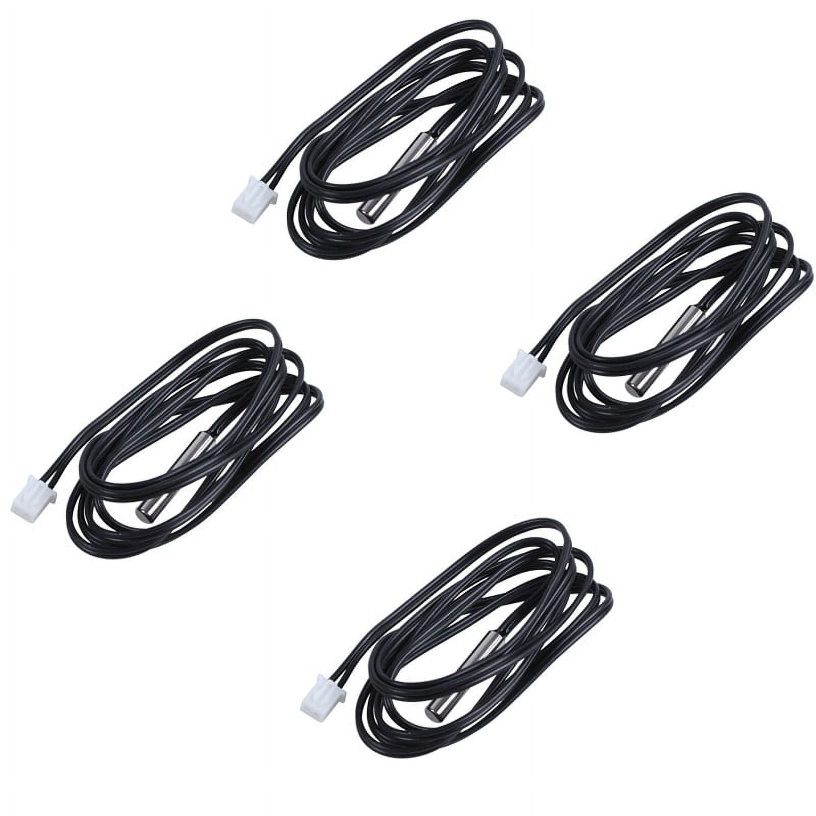 4X 10K Ohm Waterproof Digital Thermal Temperature Sensor Probe 1M ...