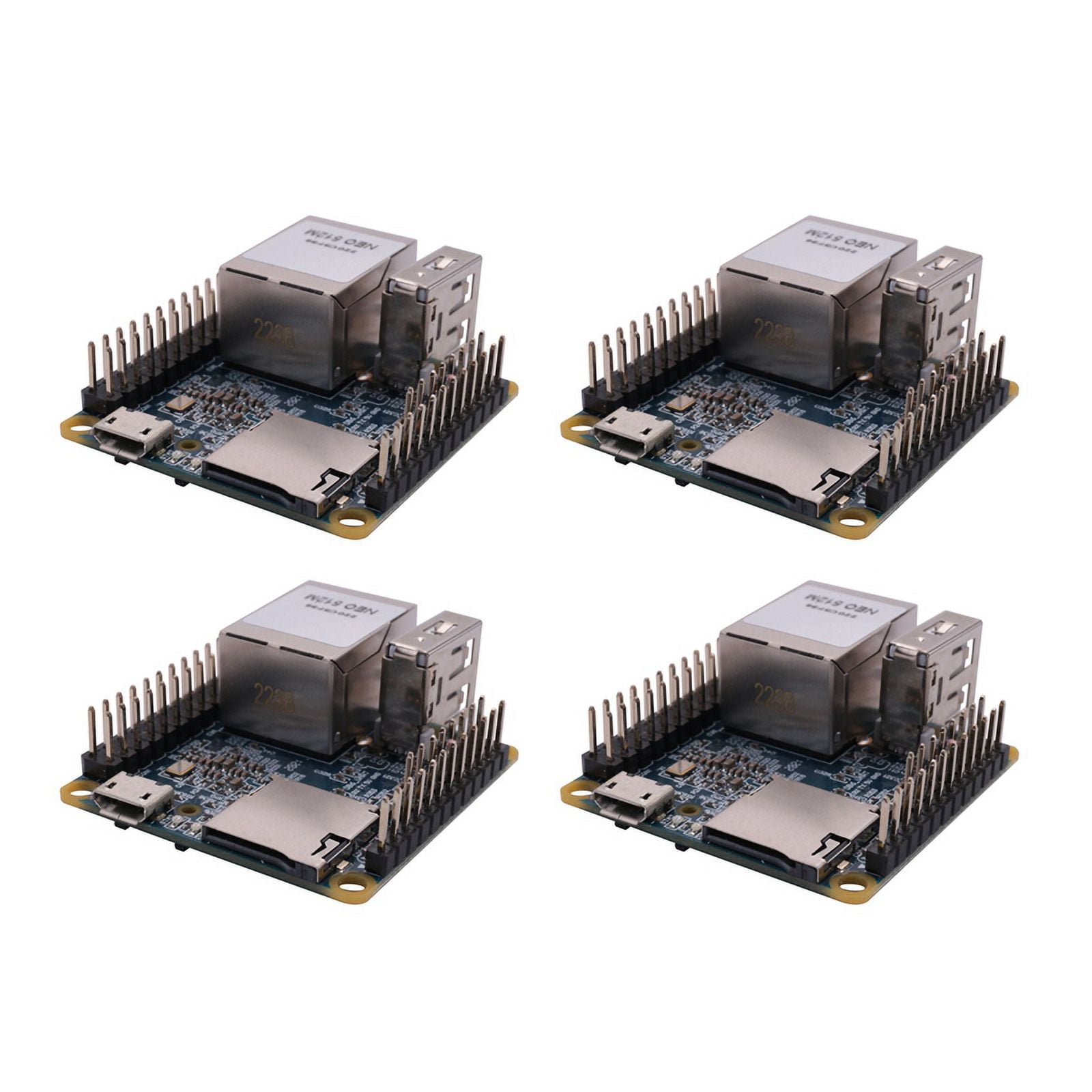 4X NanoPi NEO Open Source Allwinner H3 Development Board Super for Raspberry Pie Quad-Core -A7 ...