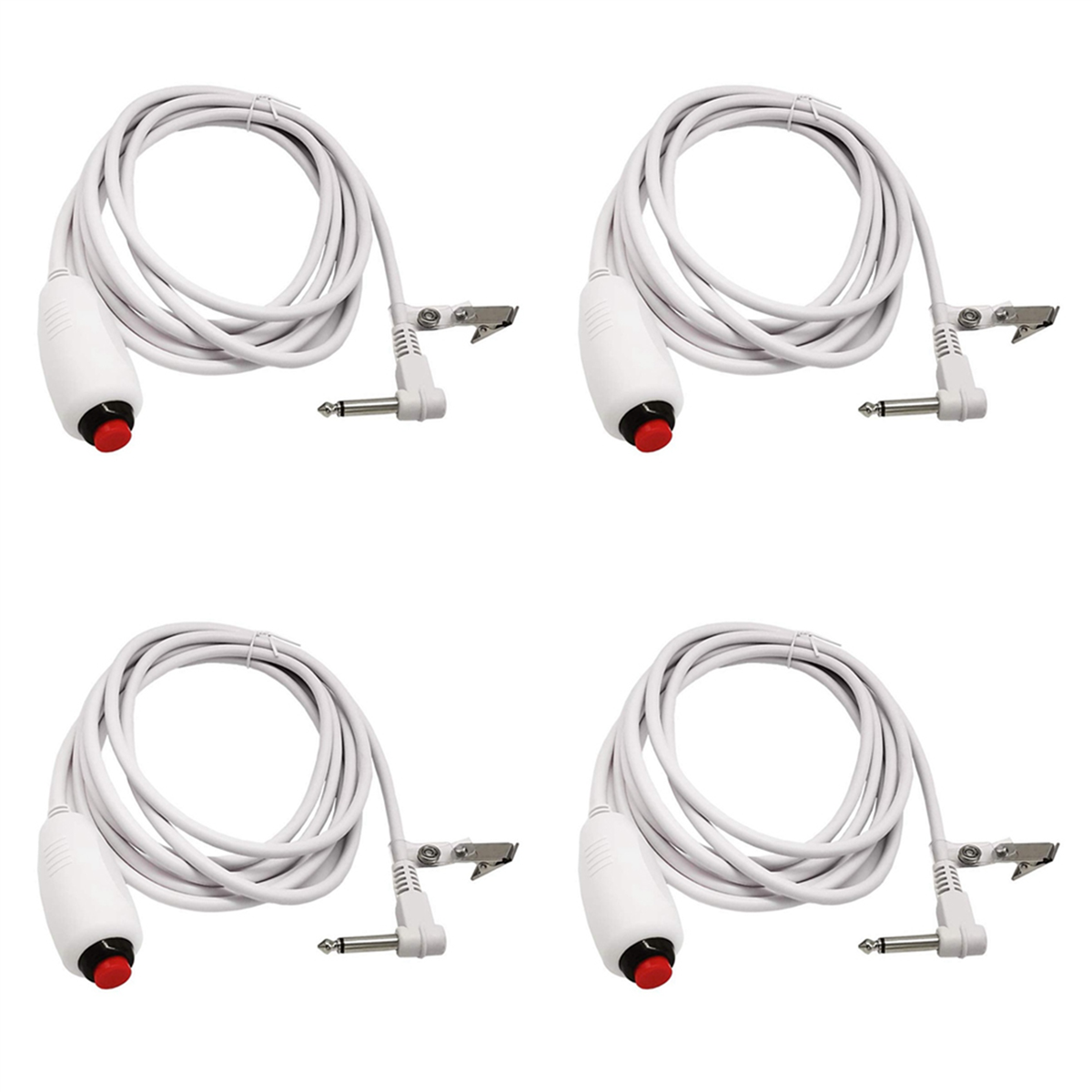 4X Nurse Call Cable 6.35mm Line Nurse Call Device Emergency Call Cable ...