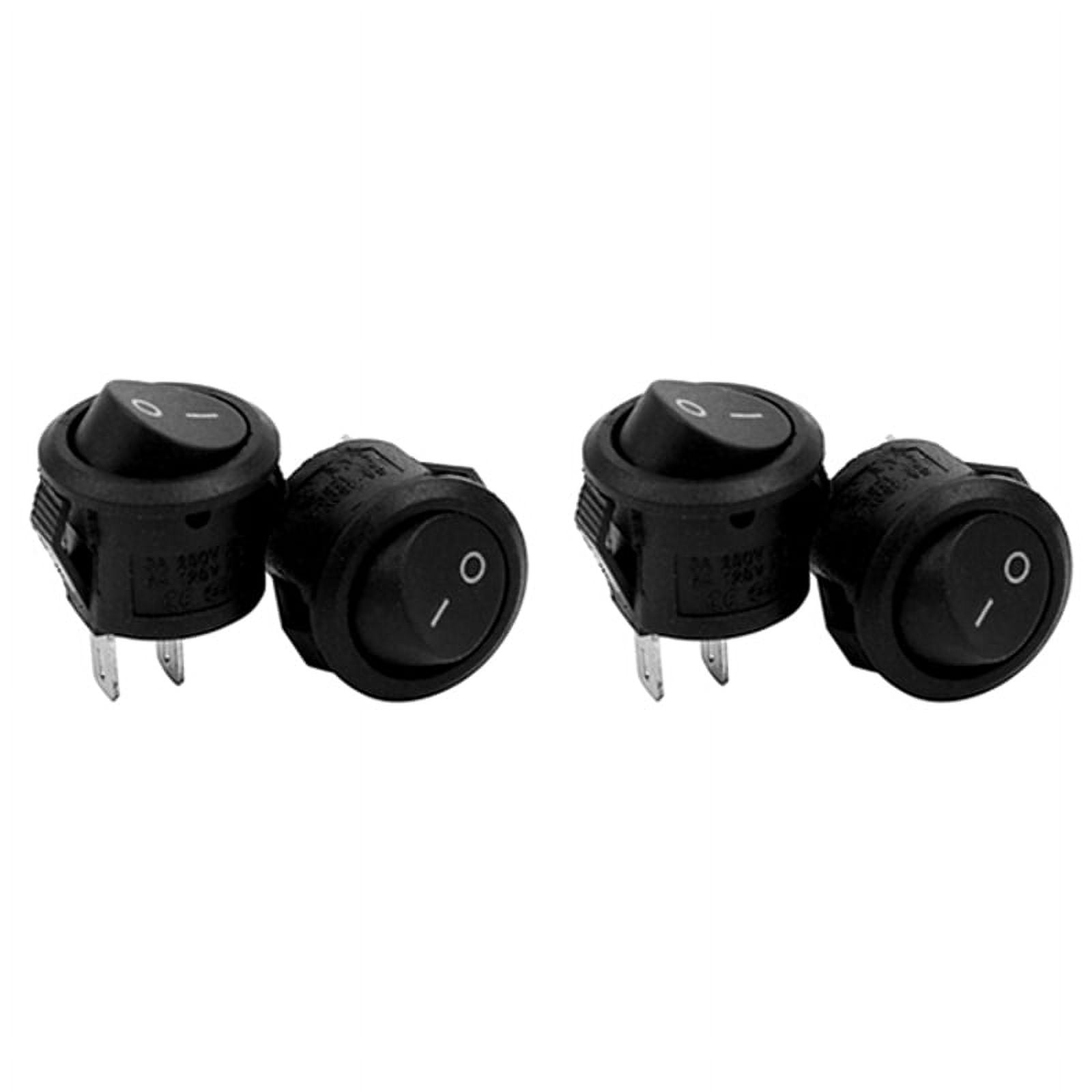 4X On/Off Self Latching Press Buttons Rocker Switch Toggle for Car Auto ...