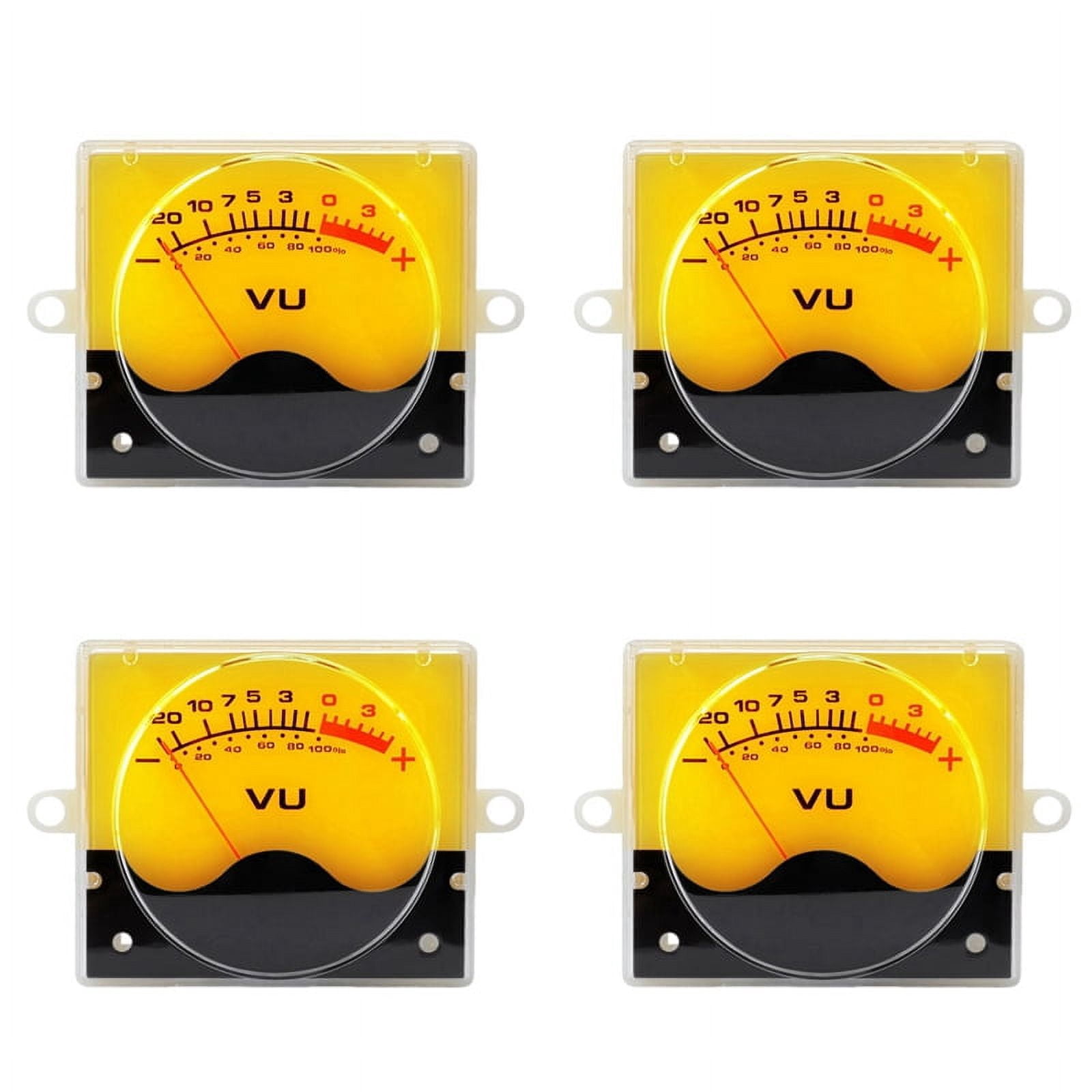 4X P-55SI High Precision VU Meter DB Meter Amplifier Audio Panel Level ...