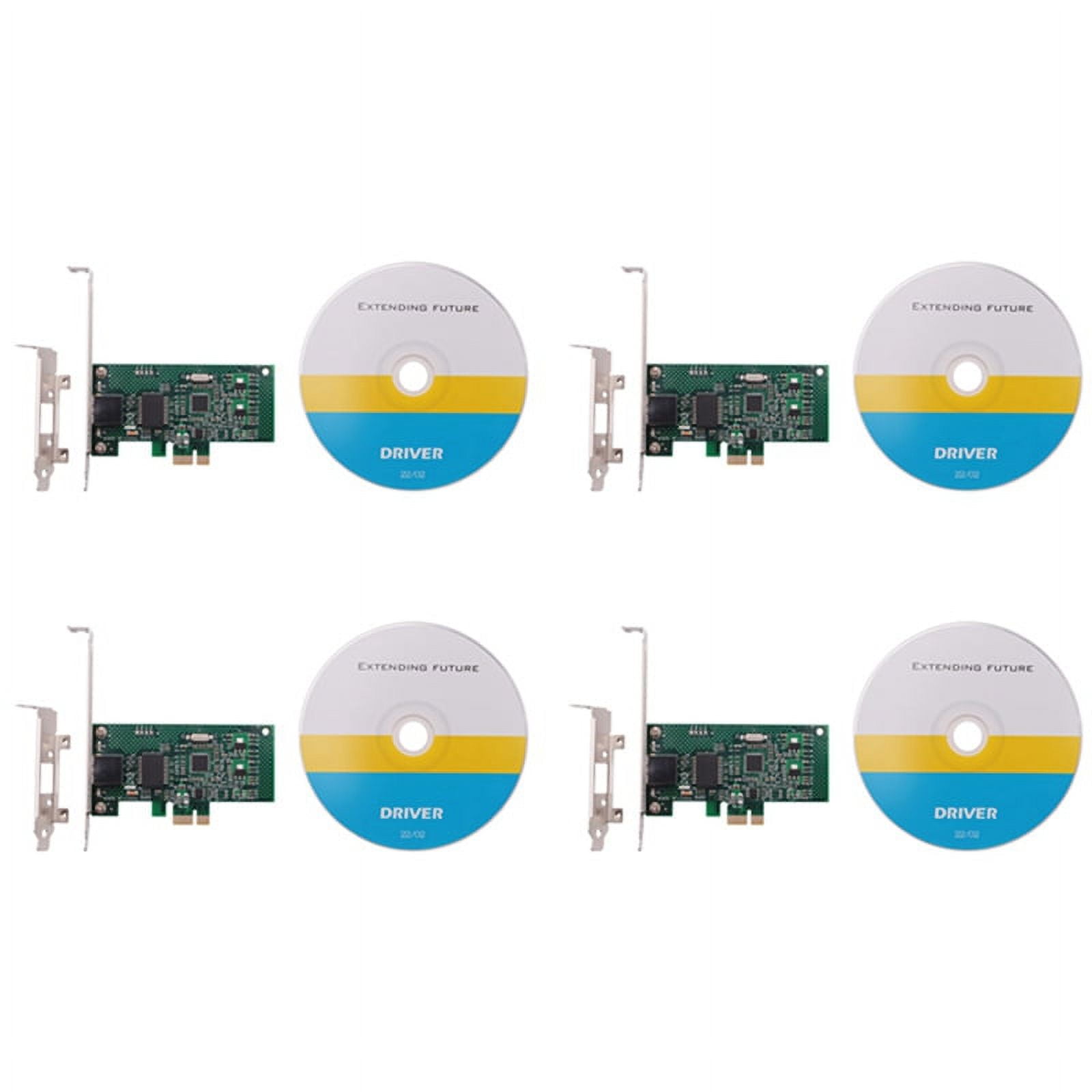 4X PCI-E Gigabit Network Adapter Desktop 82574L Chipset NIC - Walmart.com