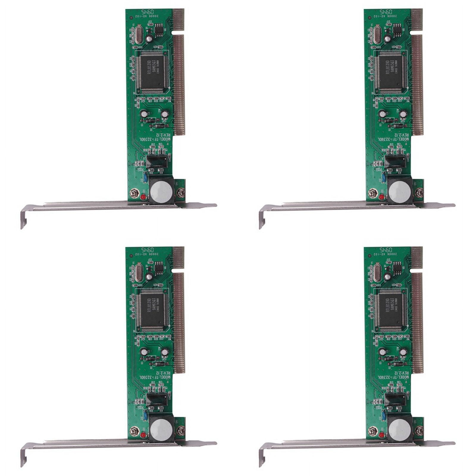 4X PCI Network Card RTL8139D Expansion Card 100Mbps RJ45 Ethernet ...