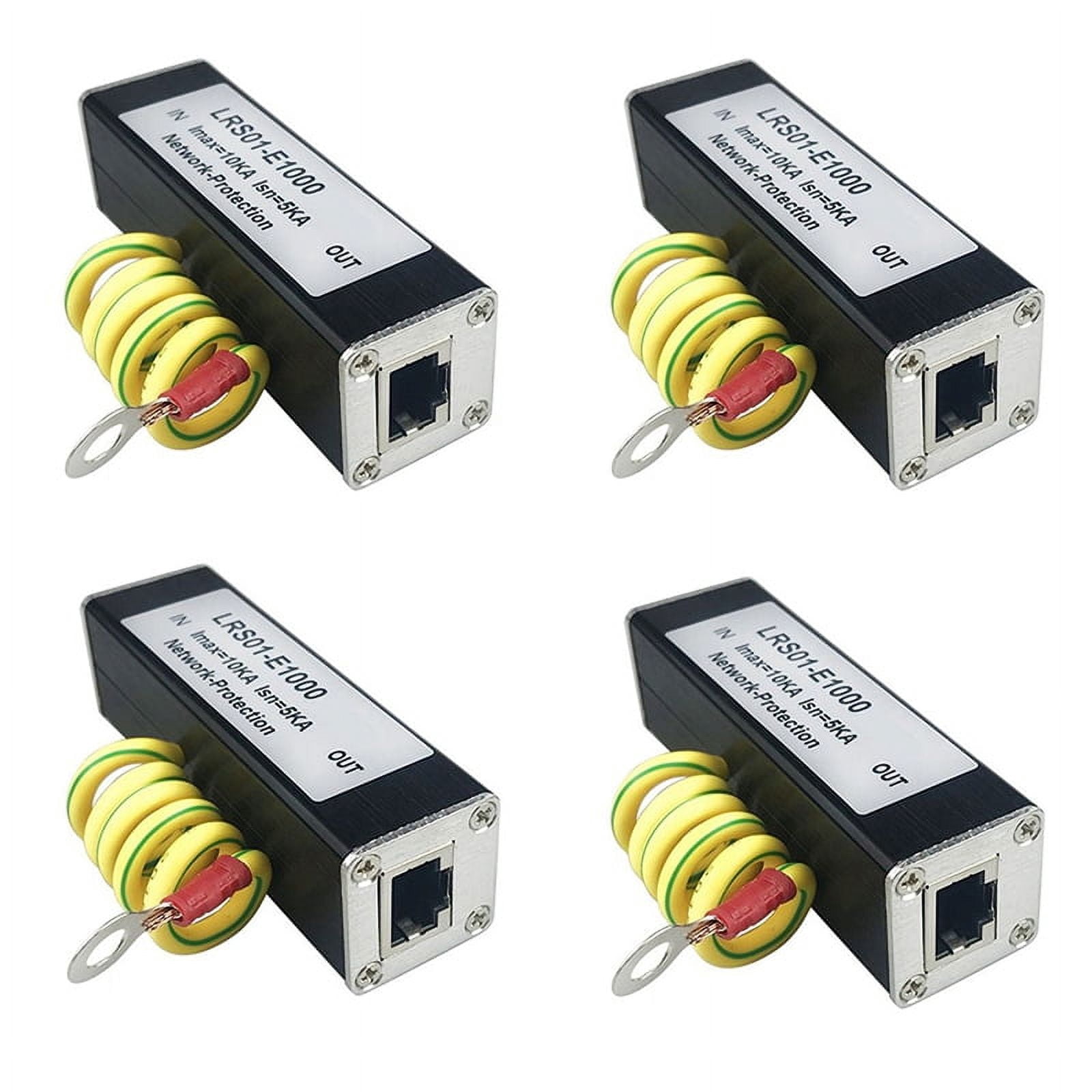 4X POE 1000M Network Protector POE 1000M Monitor Camera Surge Protector ...