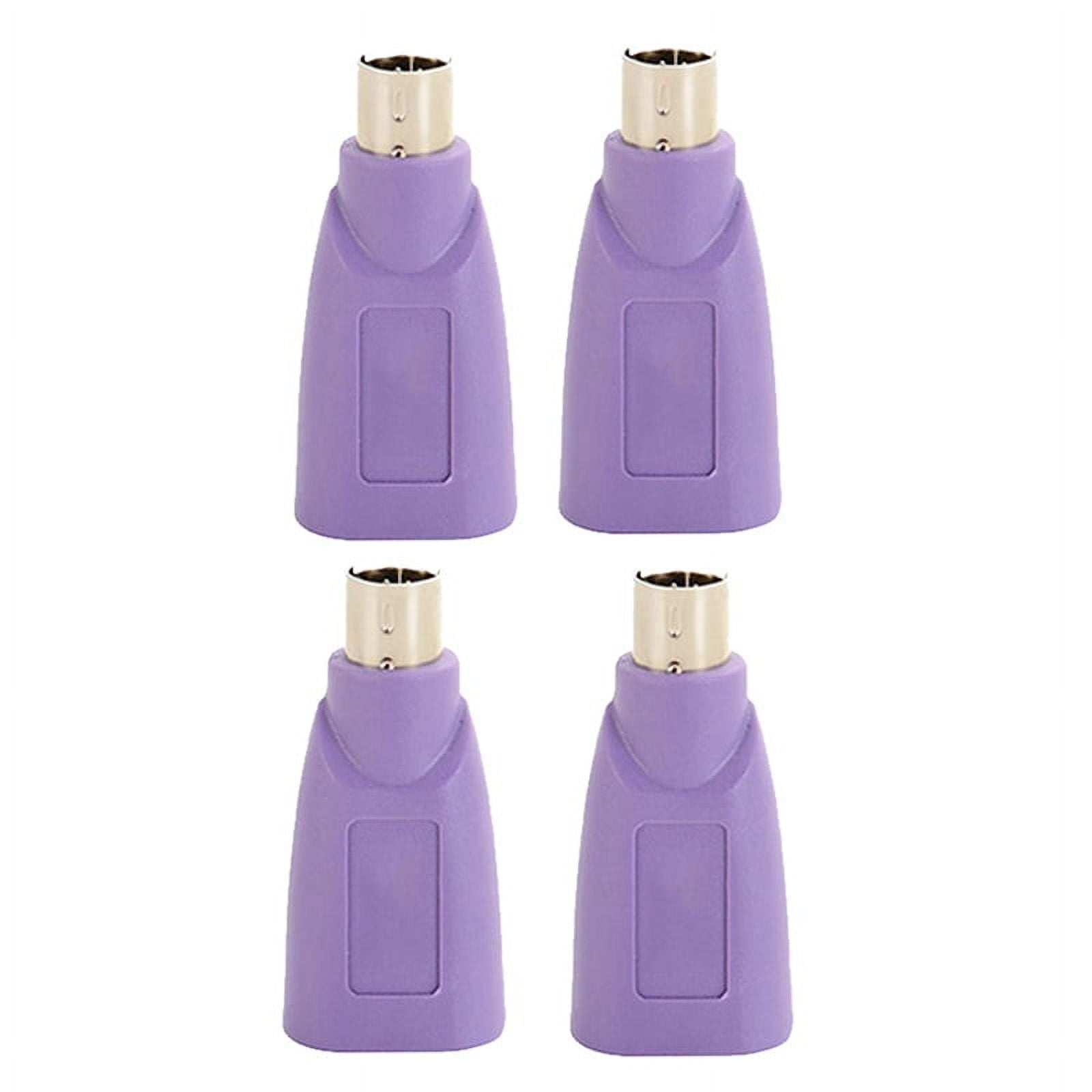 4X PS2 to USB Connector, Computer Mouse and Keyboard Mini Adapter ...