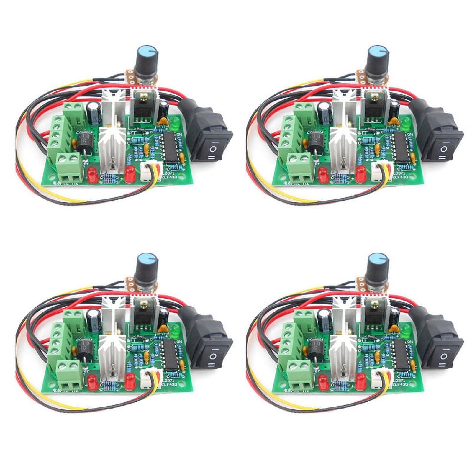 4X PWM DC Motor Speed Controller Switch DC 20A Current Regulator 10-60V ...