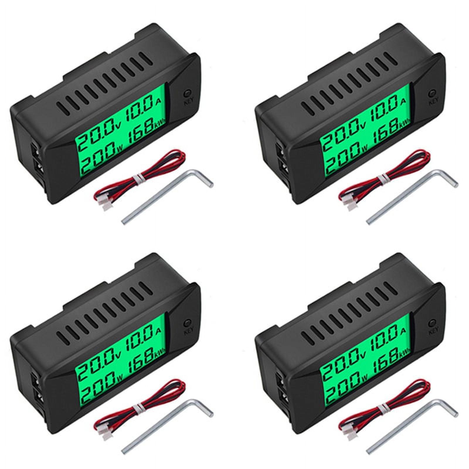 4X PZEM-025 DC Digital Battery Tester Bidirectional Ammeter Voltmeter ...