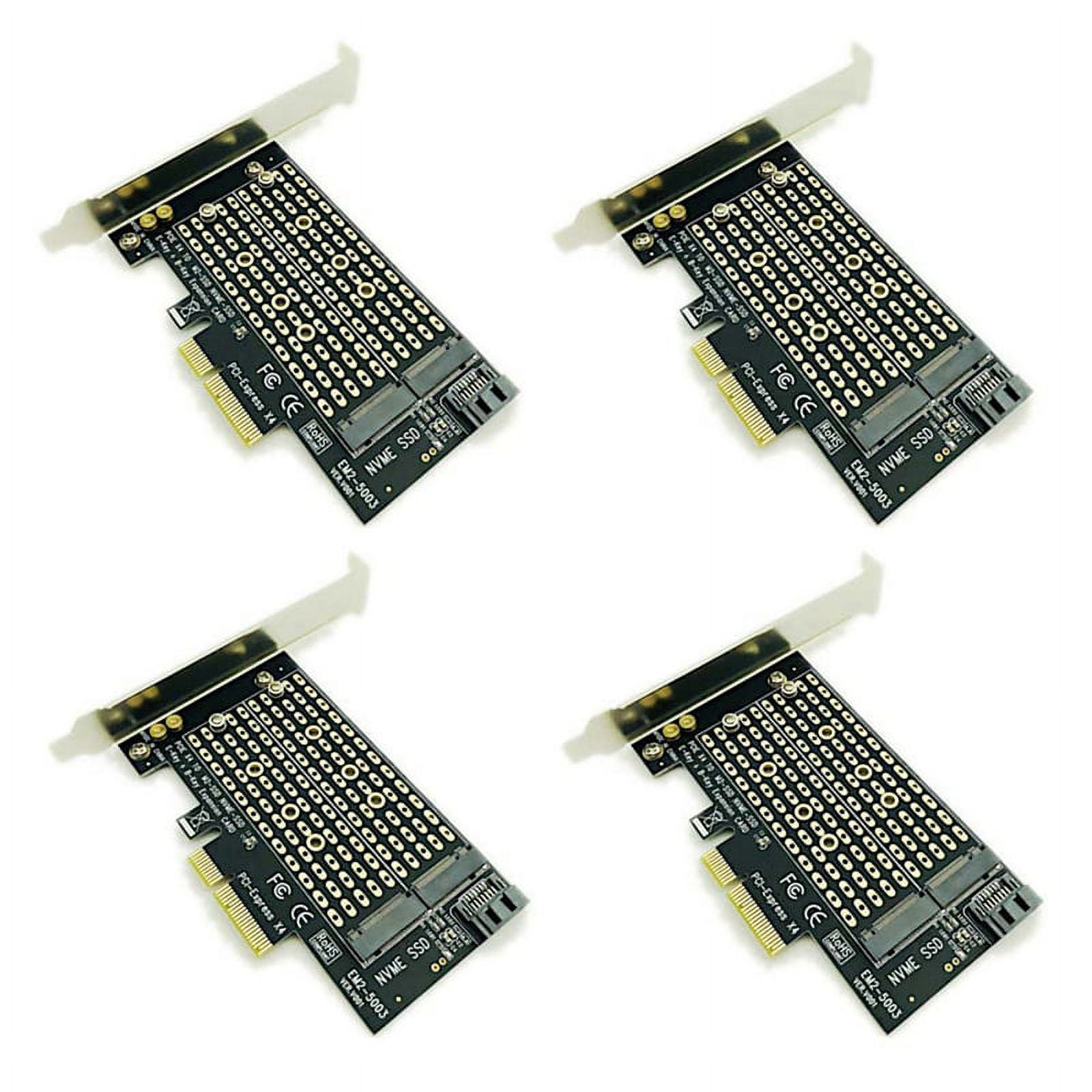 4X Pcie to M2/M.2 Adapter M.2 Ngff to Desktop Pcie X4 X8 X16 Nvme Sata ...