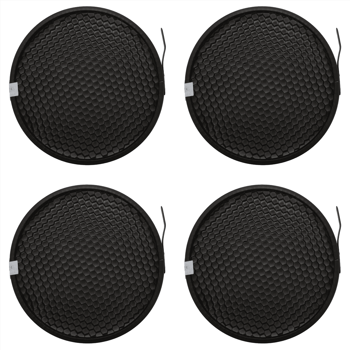 4X Photo Studio 16.8Cm 60 Degree Honeycomb Grid for 7 Inch Standard ...