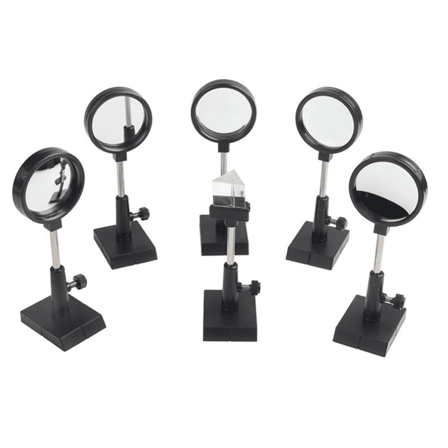 4X Physical Optics Experiment Set Convex Lens Concave Lens Triangular ...