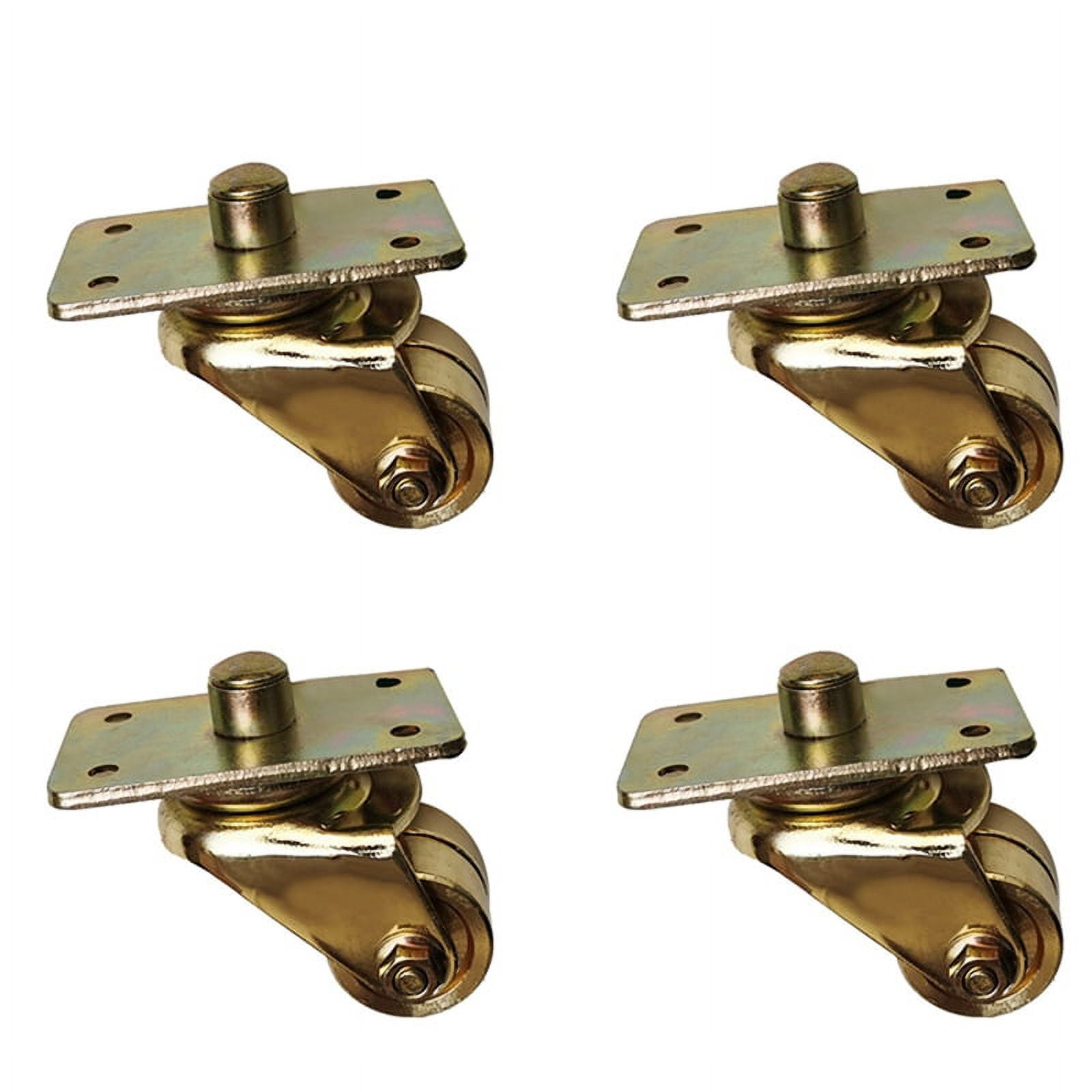 4X Piano Caster Double Wheel Swivel Moving Upright Wheels Duty Heavy ...