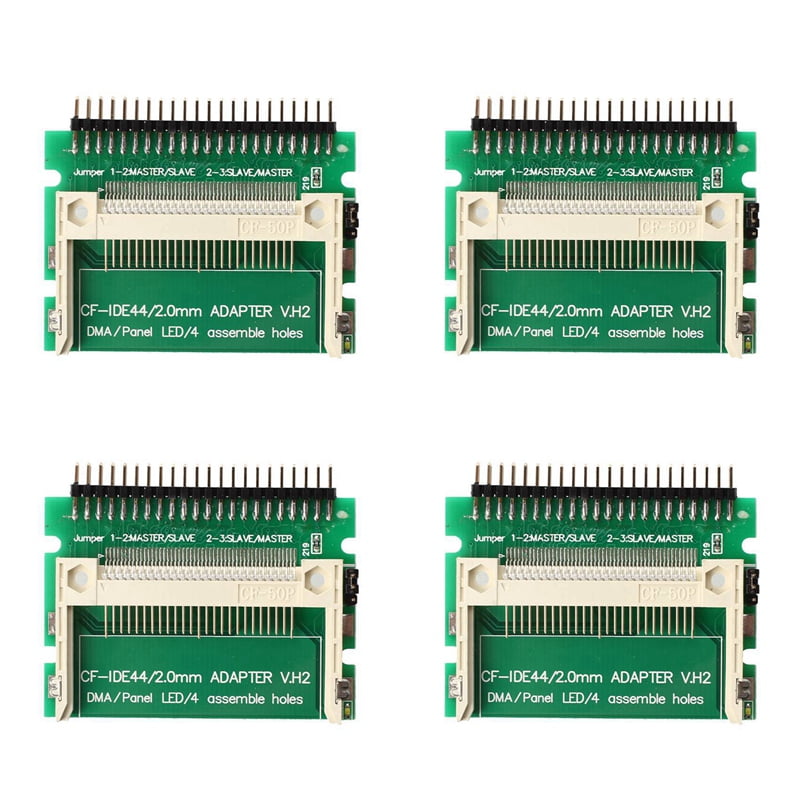 4X Pin-Bare Laptop 44-Pin Male IDE to Card Adapter - Walmart.com