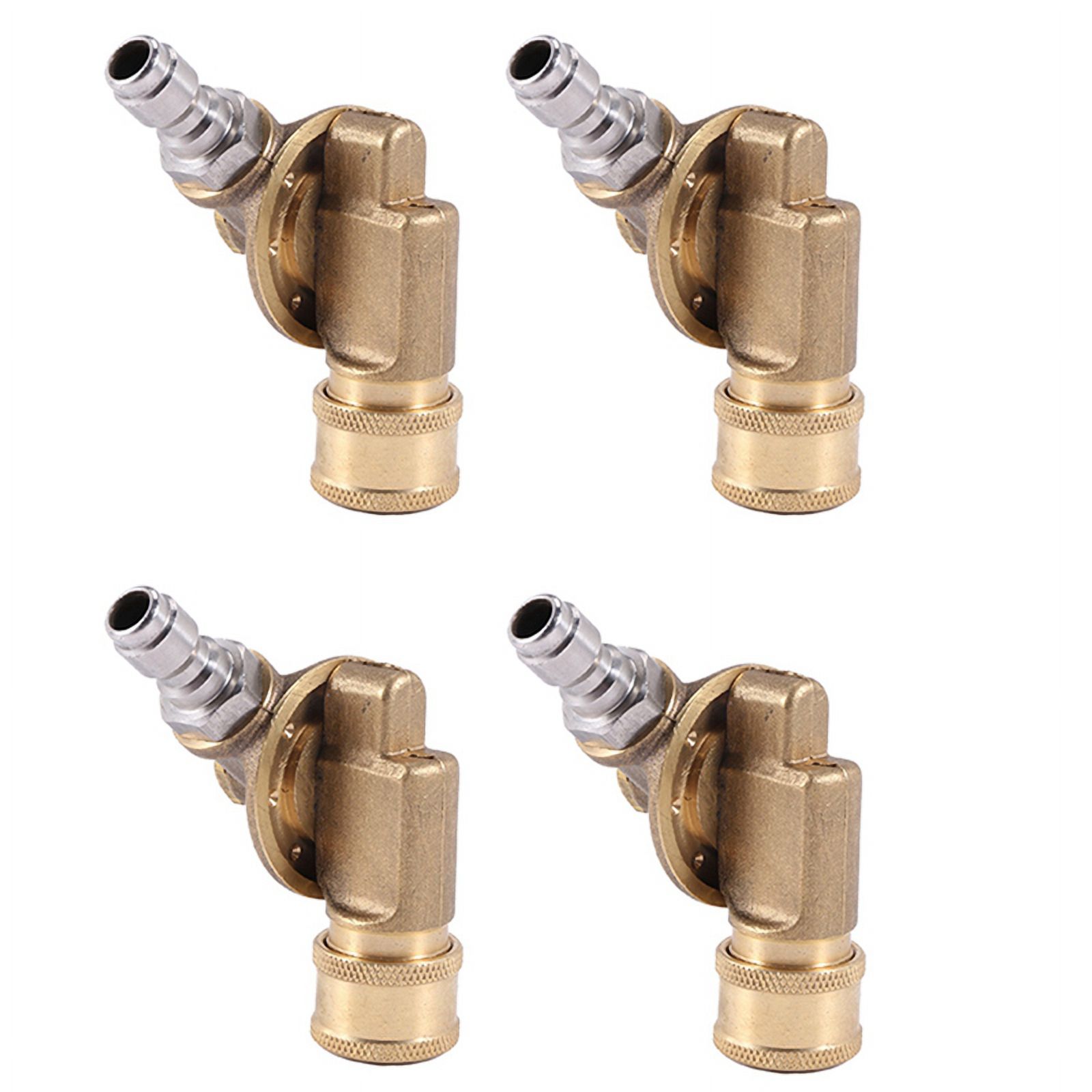 4X Pivoting Coupler for Pressure Washer Nozzle,Gutter Cleaning,240 ...