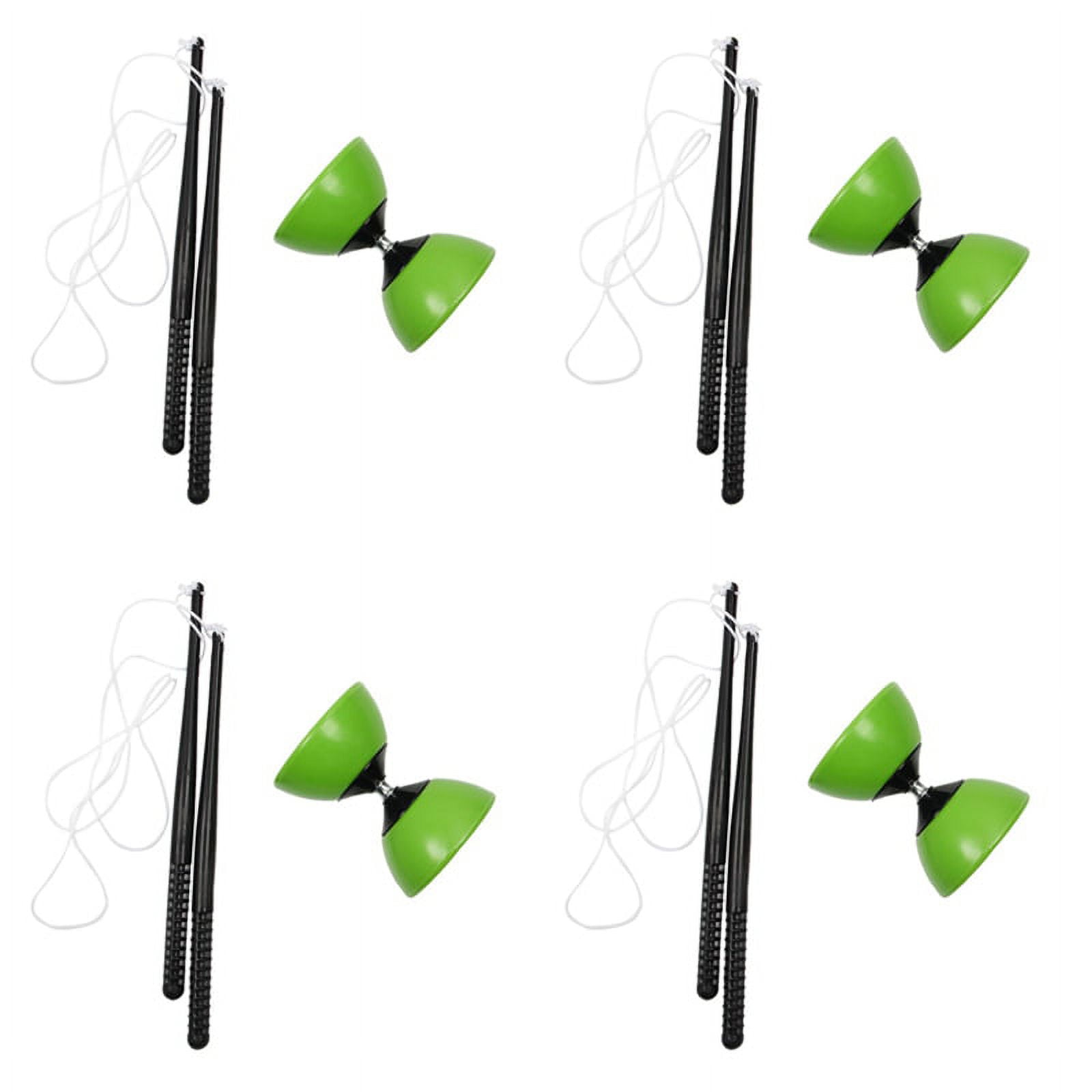 4X Plastic Bowl Diabolo Juggling Chinese Yo Yo Classic Toy with Hand ...