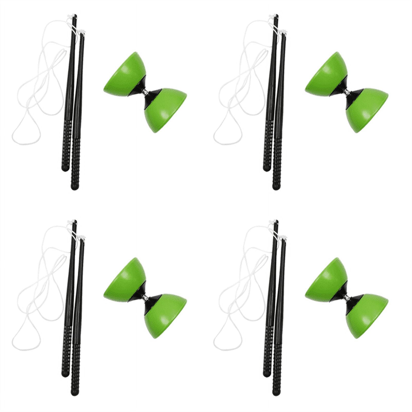 4X Plastic Bowl Diabolo Juggling Chinese Yo Yo Classic Toy with Hand ...