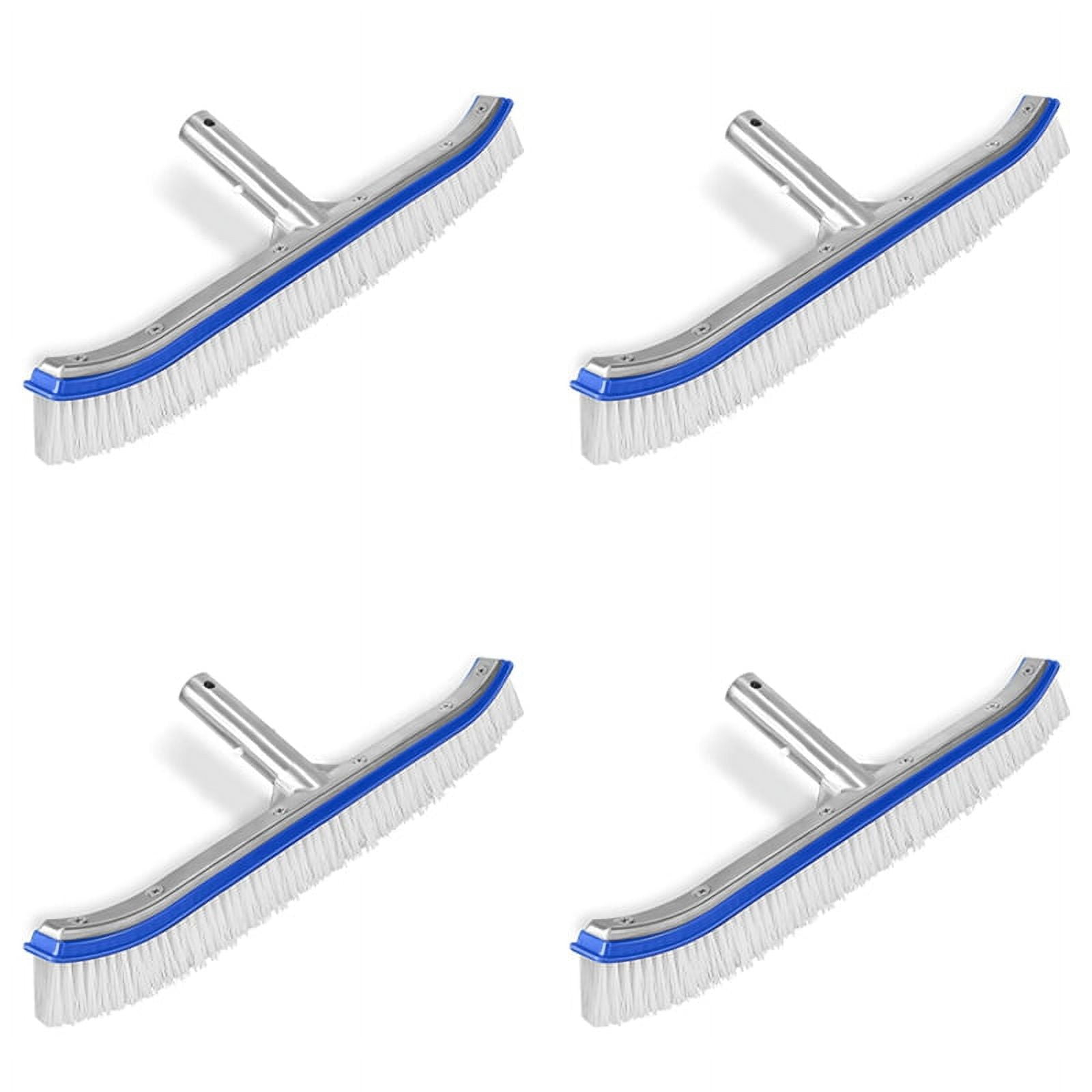 4X Pool Brush, Swimming Pool Wall & Tile Brush 18 Inch Swimming Pool ...