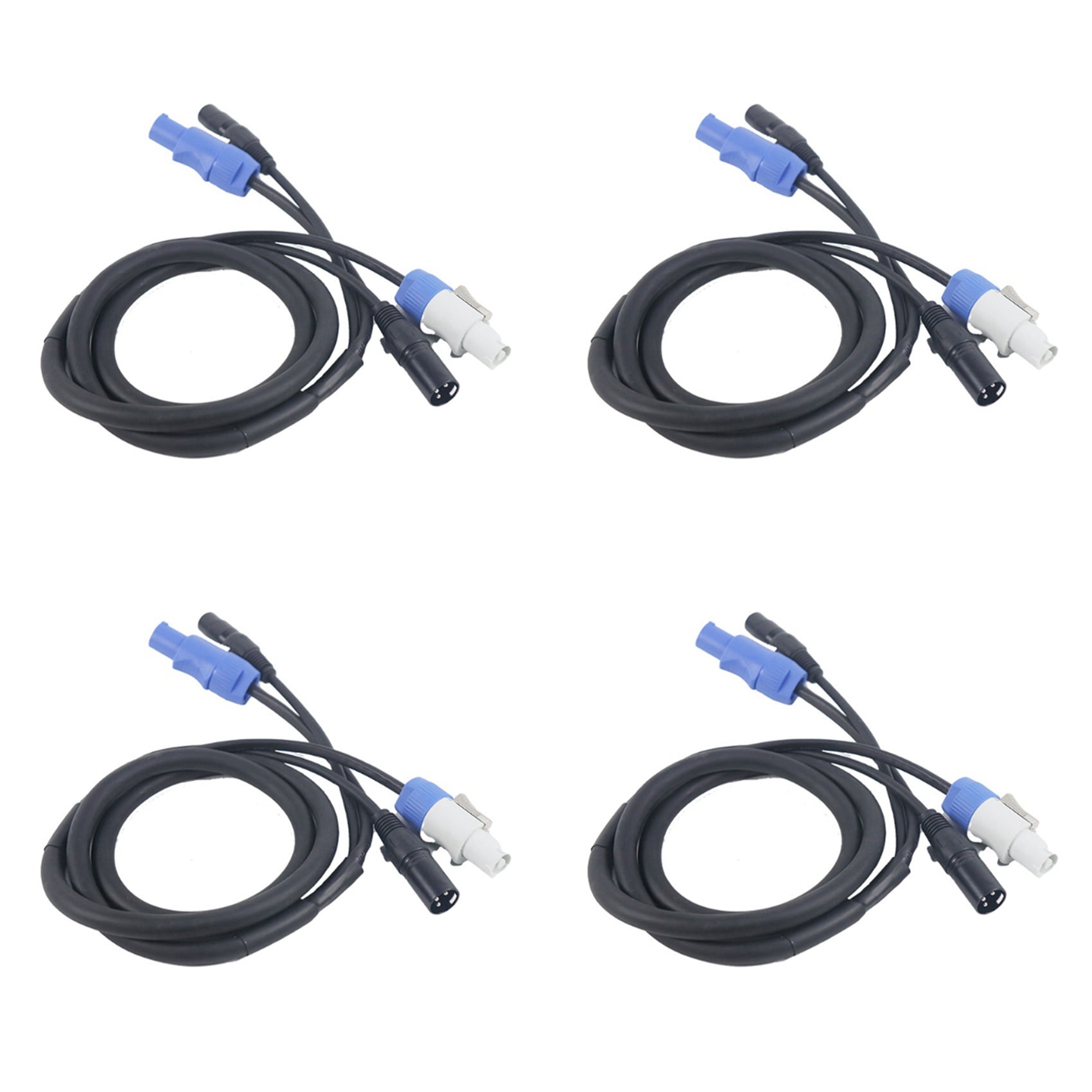 4X Powercon Cable Combination of Plug and XLR Signal Line for Light ...