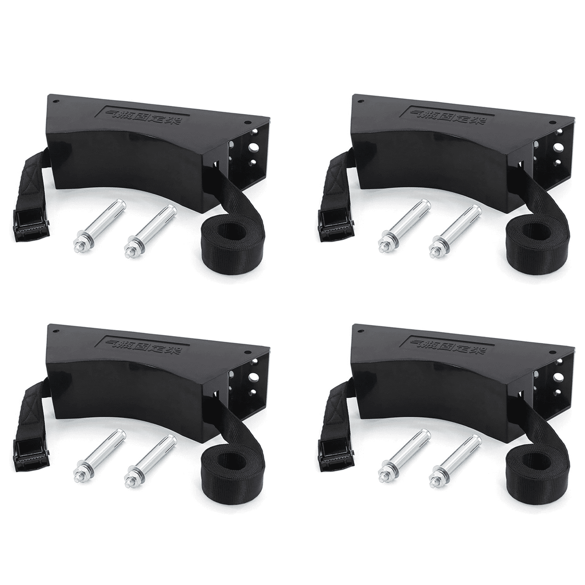 4X Propane Tank Holder, Gas Cylinder Holder, Cylinder Wall Mounted ...