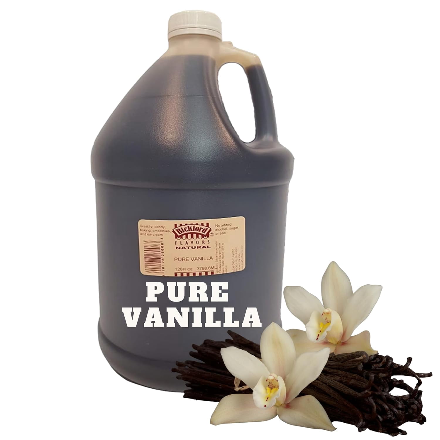 4X Pure Vanilla Extract for Baking, Madagascar Bourbon Vanilla, No ...