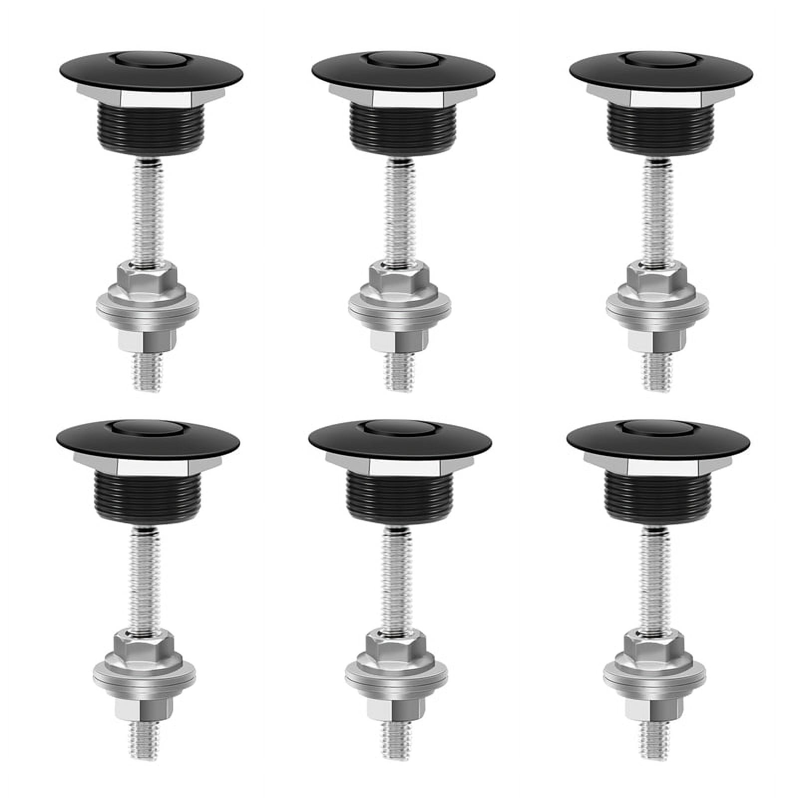 4X Push Button Quick Release Car Hood Bonnet Latch Pin Lock Bumper Clip ...