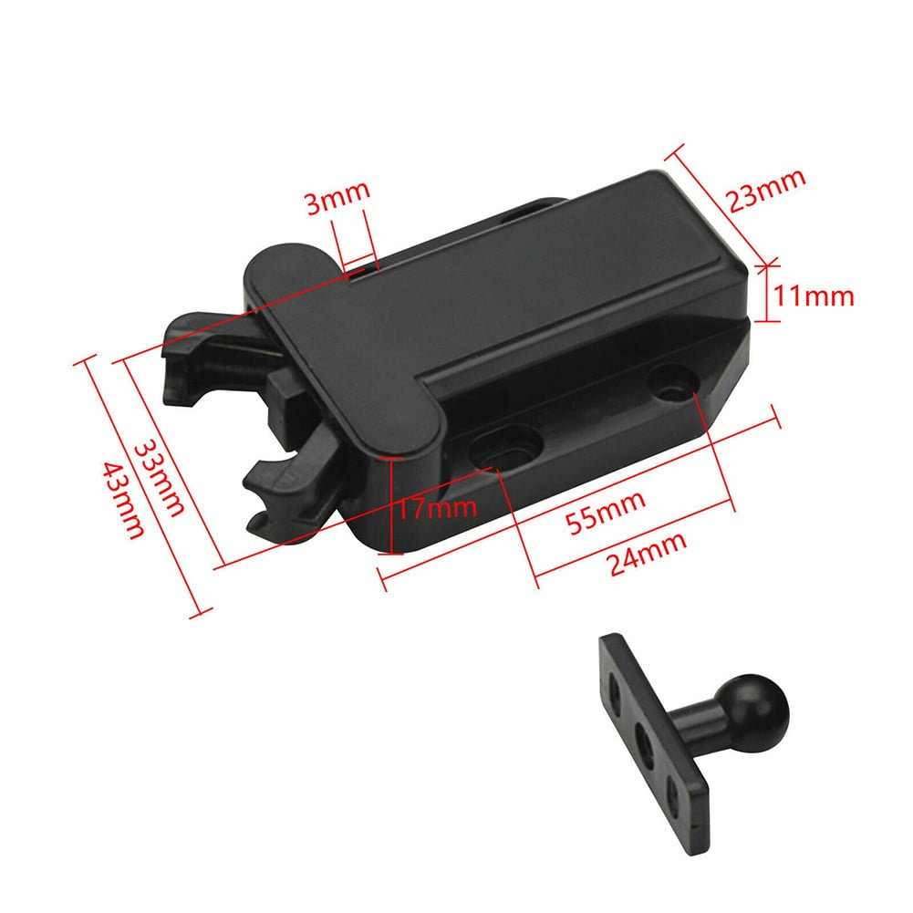 4X Push To Open Drawer Latch for Cabinet Doors - Touch Release Catch ...