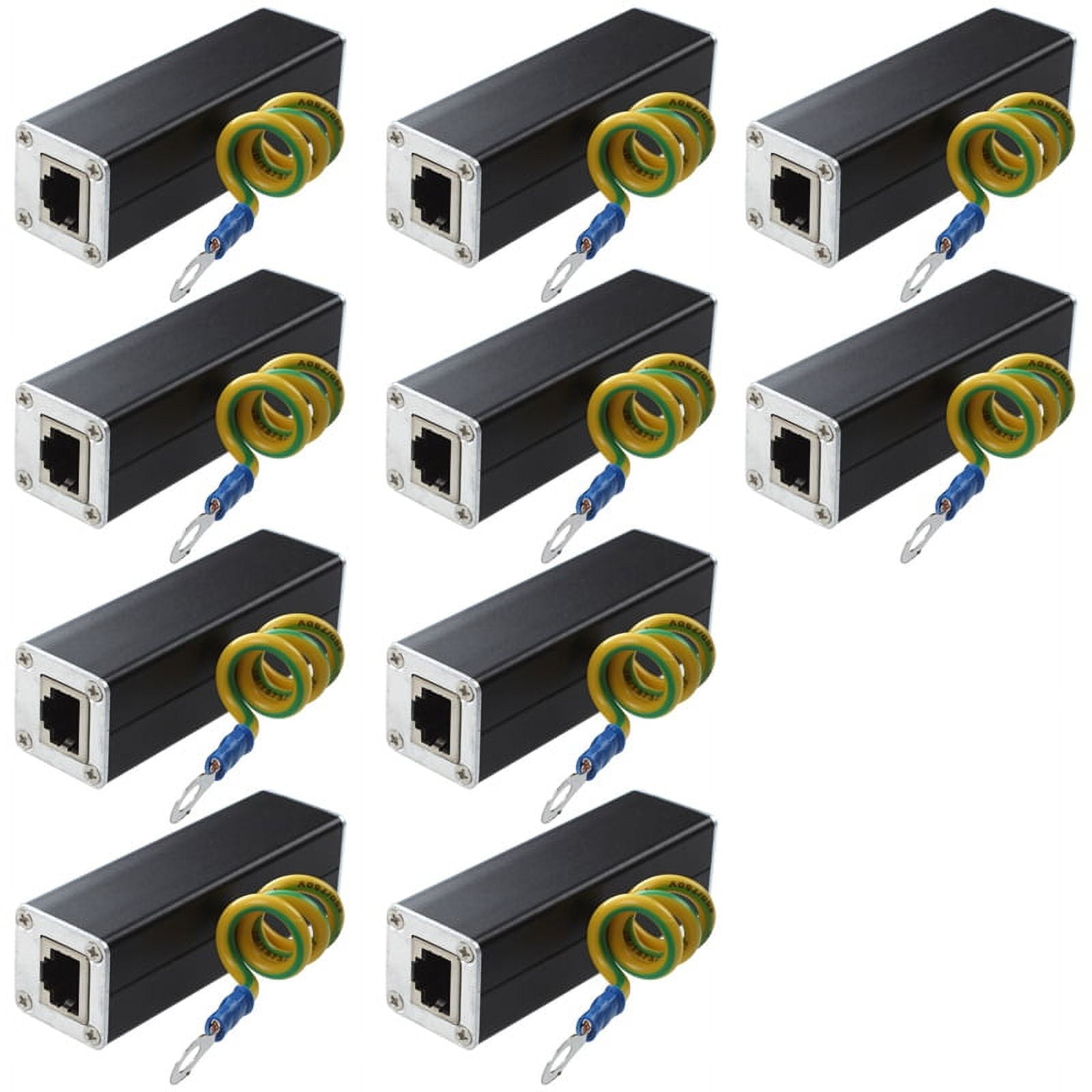 4X RJ45 Plug Ethernet Network Surge Protector Arrester 100MHz - Walmart.com