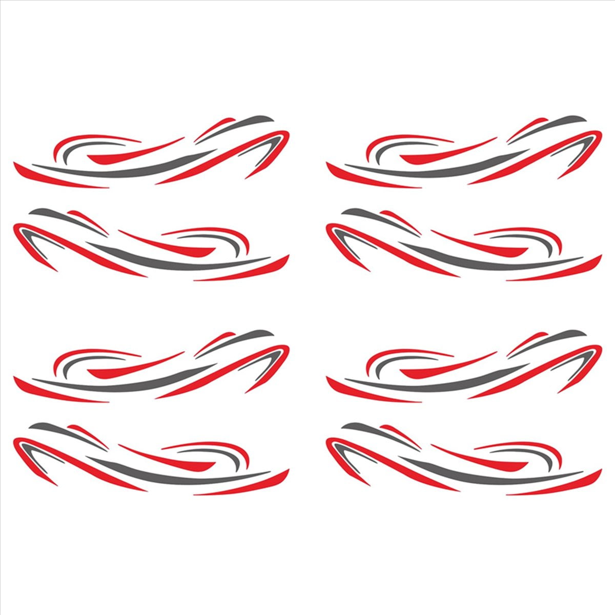 4X RV Motorhome Universal Body Sticker DIY Image Decal Sticker ...