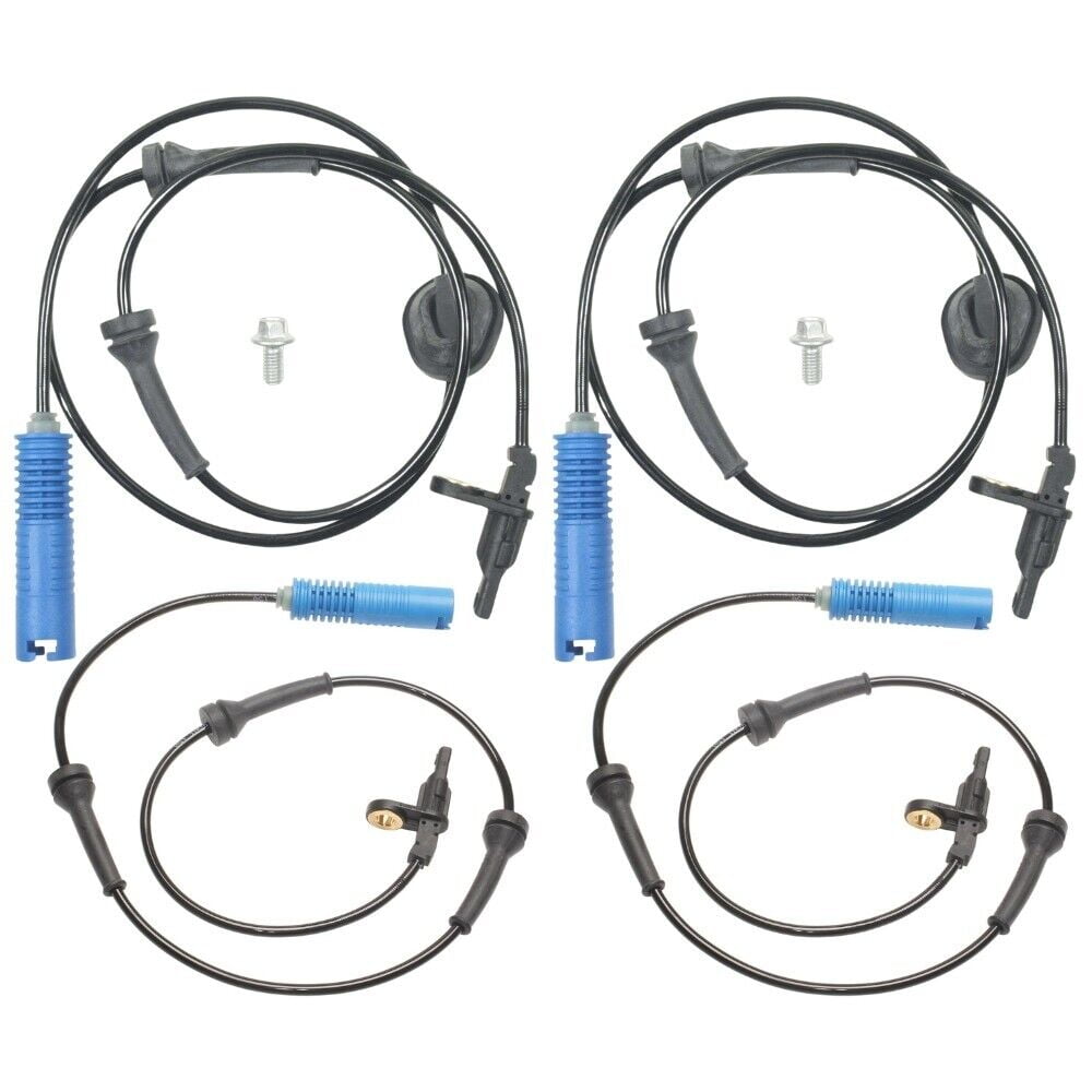 4X Rear & Front ABS Wheel Speed Sensor For 99-06 Land Rover SSW000010 ...