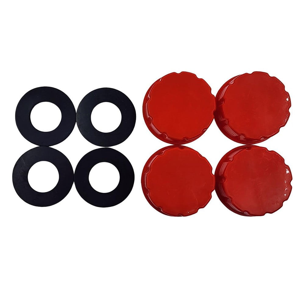 4X Replacement Gas Can Solid Base Cap Accessory Practical Coarse Thread ...