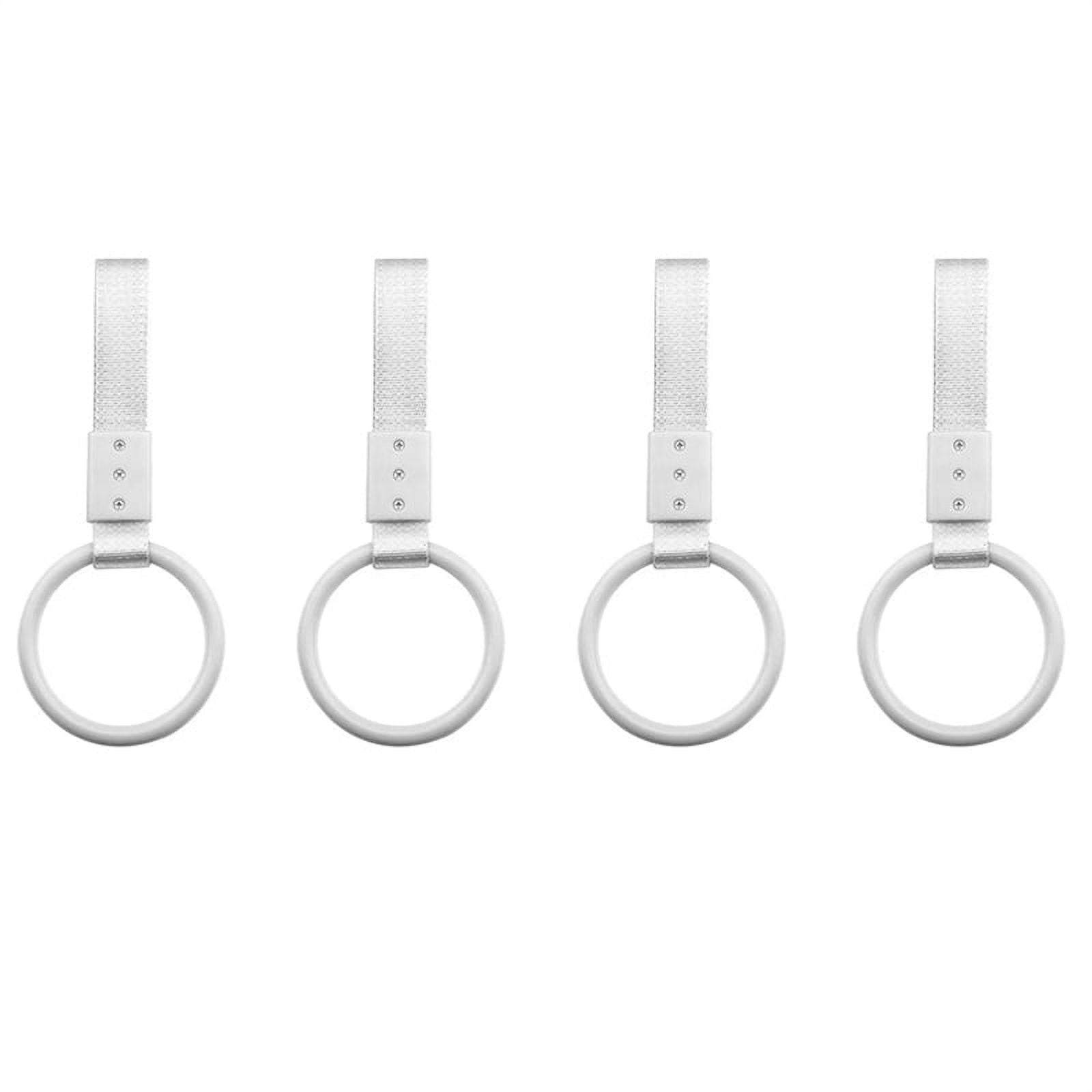 4X Ring Handle Strap Charm Round JDM Tsurikawa Ring Subway Train Bus ...