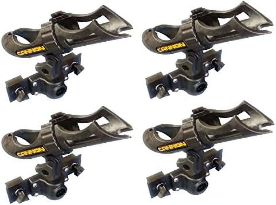 4X Rod Holder for Tracker Versatrack Gunnel System with Cannon Rod ...