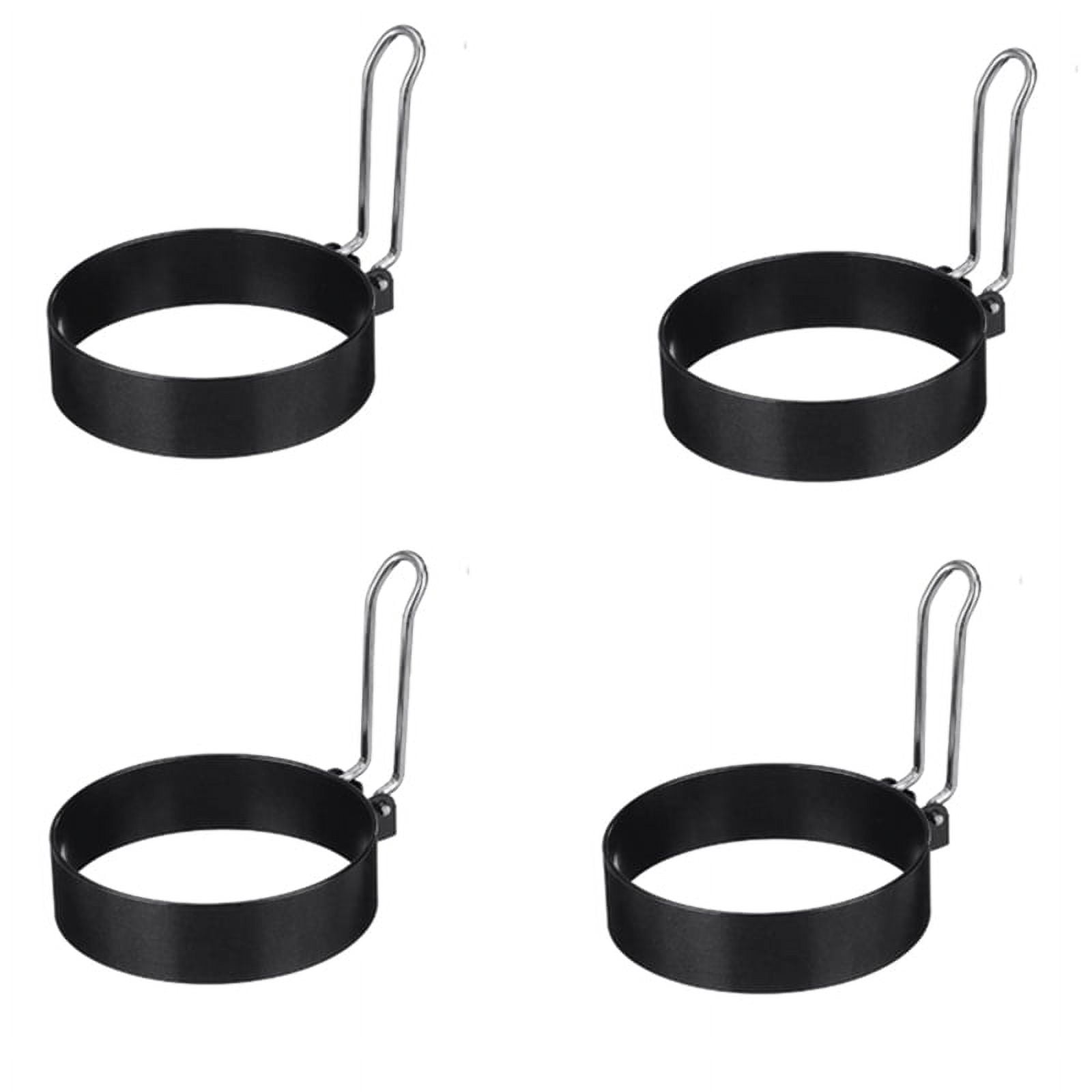 4X Round Egg Pancake Maker Mold,Non Stick Circle Shaper Mold, Kitchen ...