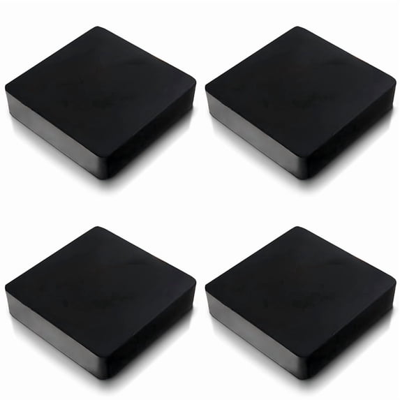 4X Rubber Bench Block for Jewelry Making - 4In X 4In Solid Rubber Block ...