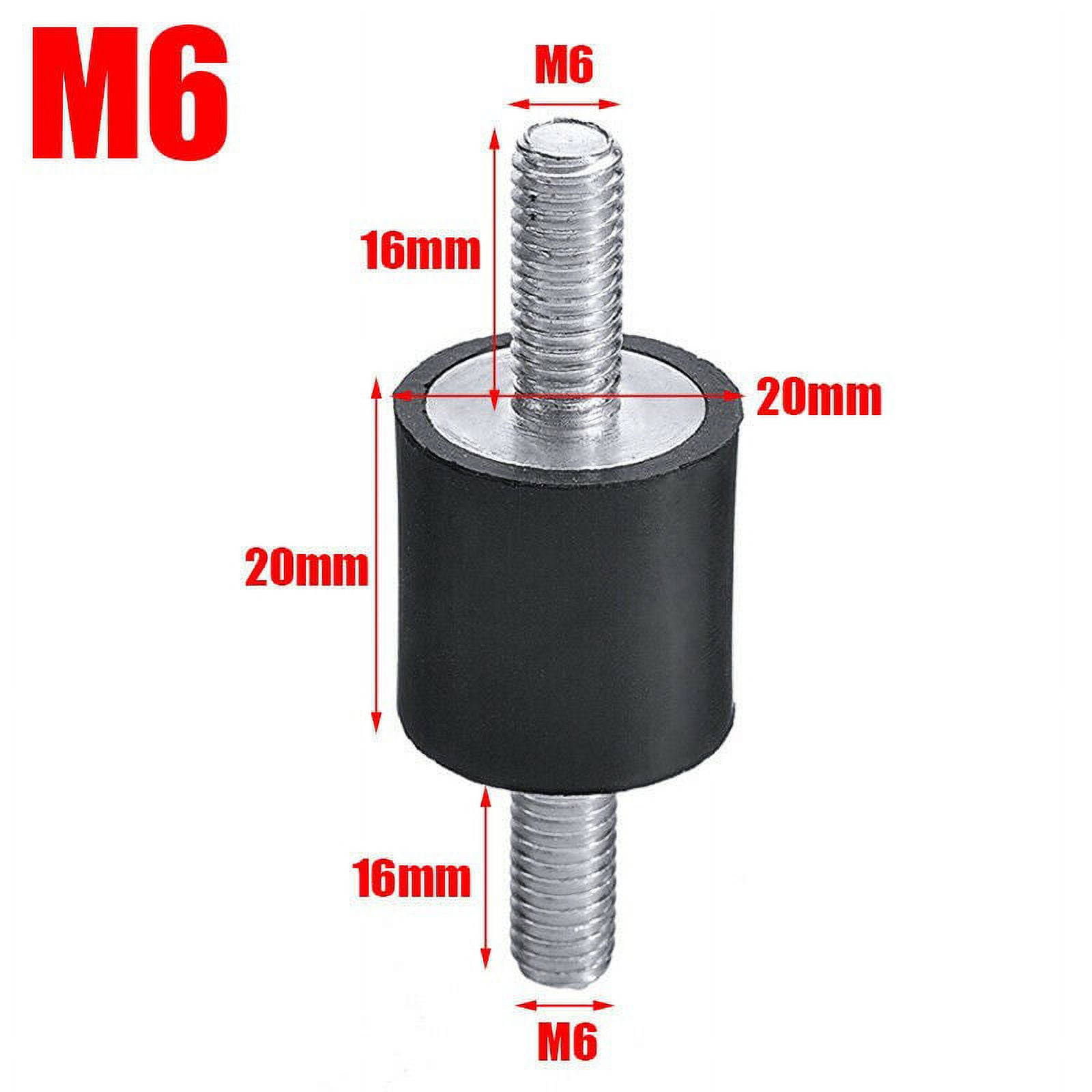 4X Rubber Buffer Set Vibration Damper Silent Block Rubber Metal Buffer M5 M6 M8 M6 YIWEI ...