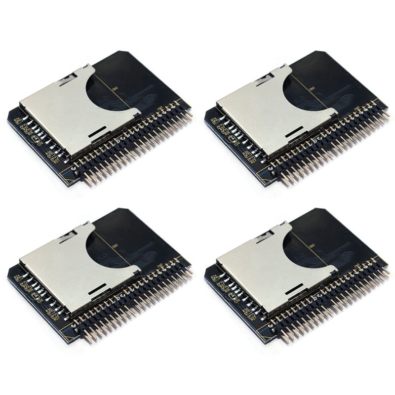 4X SD to 2.5 Inch IDE 44 Pin Converter Card IDE SD Card Adapter SSD ...