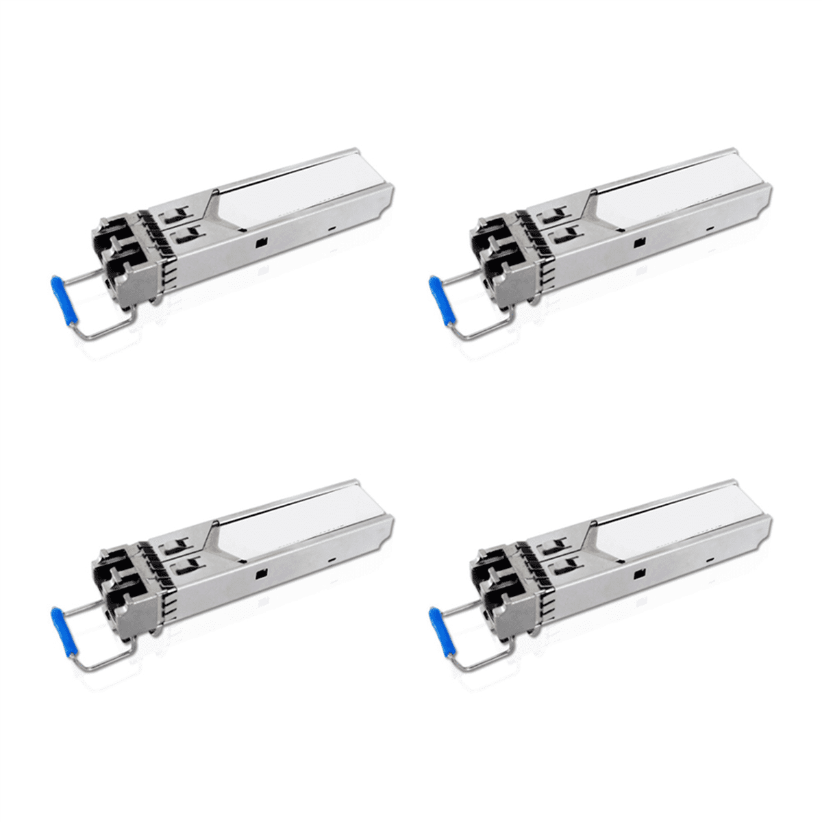 4X SFP Optical Module Gigabit Single-Mode Optical Module SFP--LX-SM1310 20KM Dual Fiber 1.25G ...